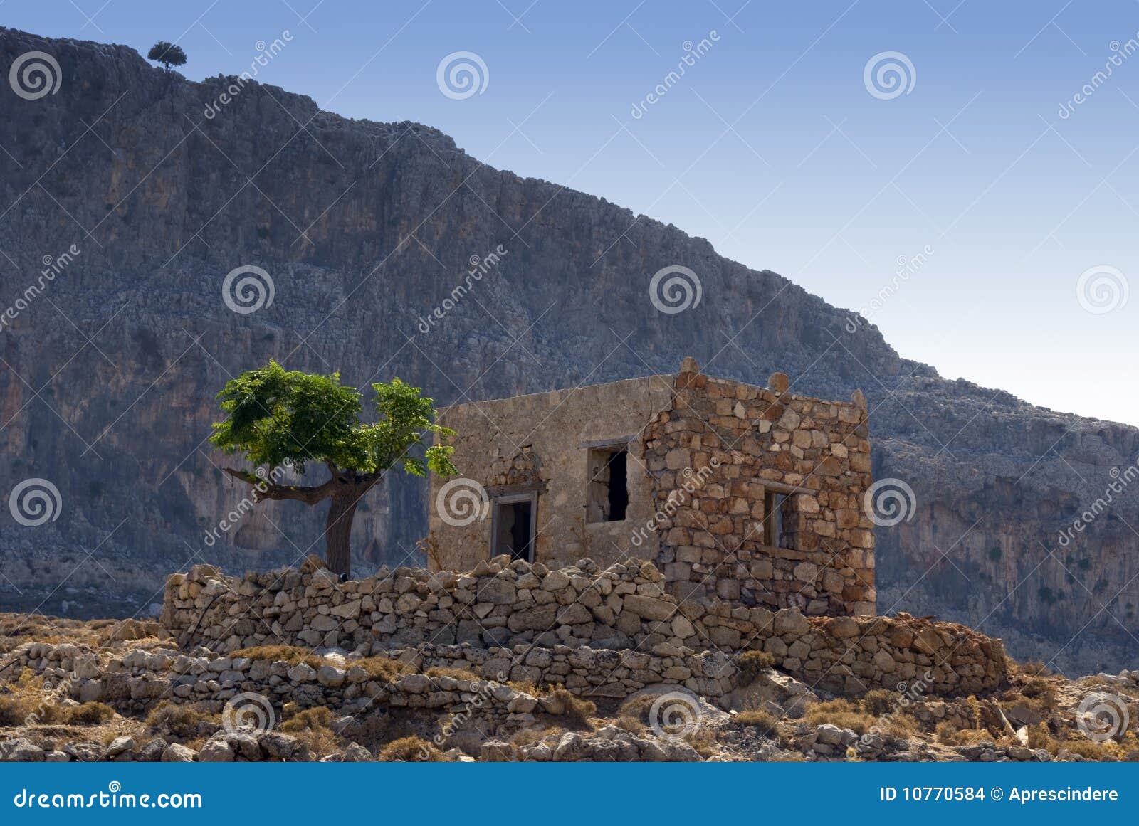 Rural landscape in Greece stock photo. Image of mountain - 10770584
