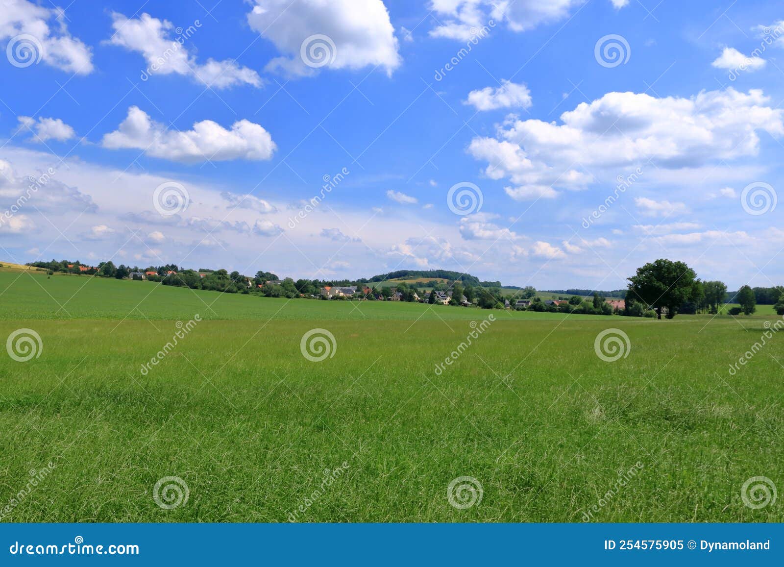 The Rural Landscape Near Dresden in Saxony Stock Image - Image of blue ...