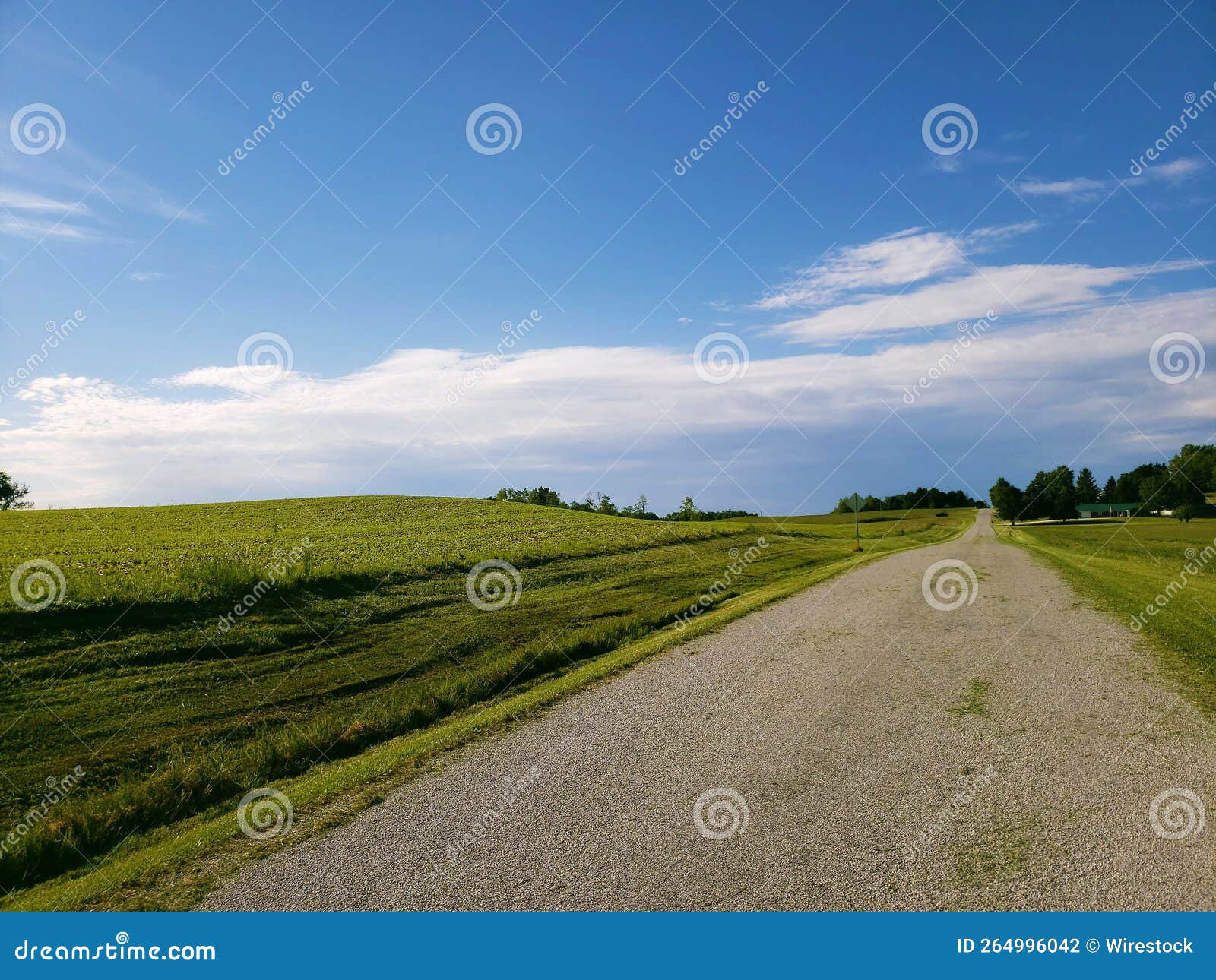 Rural Landscape Scene in Late Spring, Ohio Stock Photo - Image of ...