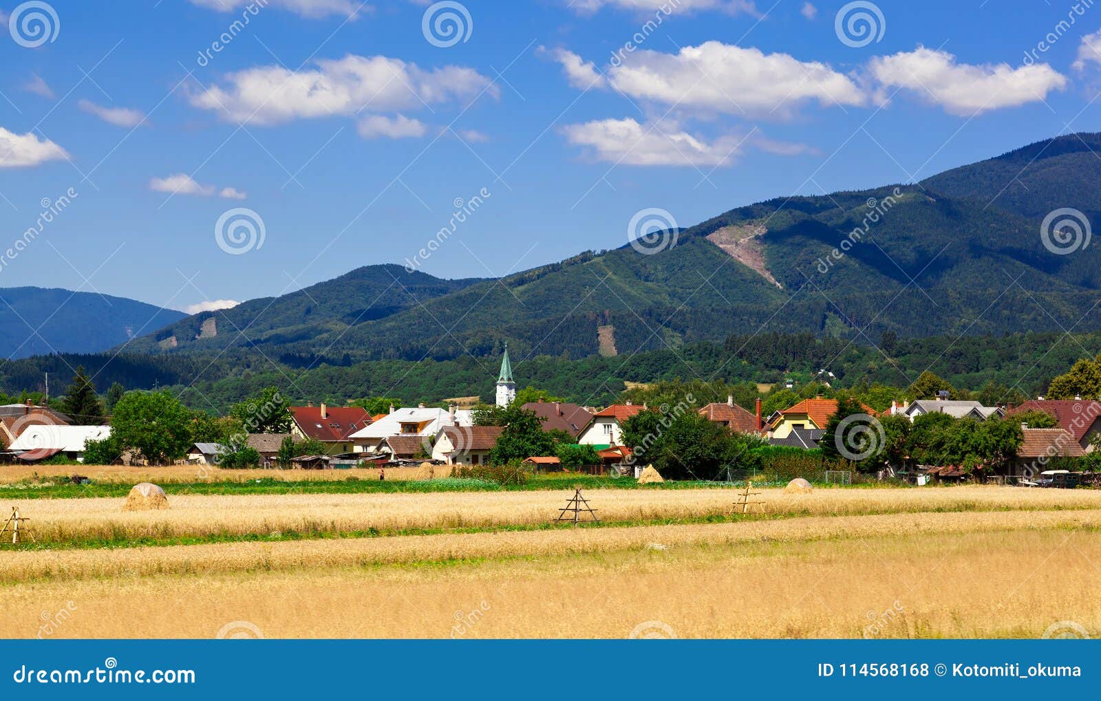 Rural Landscape in Slovakia Stock Photo - Image of rural, landscape ...