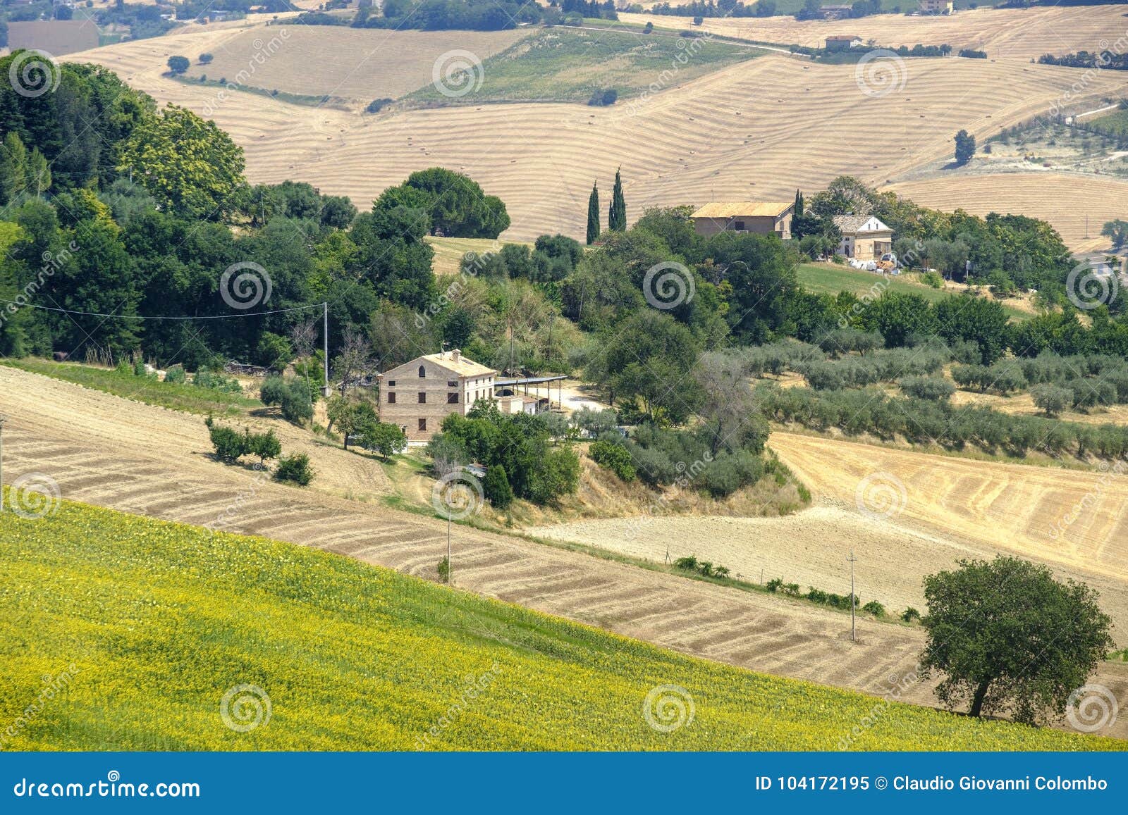 Landscape Near Sant`Elpidio a Mare Marches, Italy Stock Image - Image ... Landscape Near Sant`Elpidio a Mare Marches, Italy Stock Image - Image ...