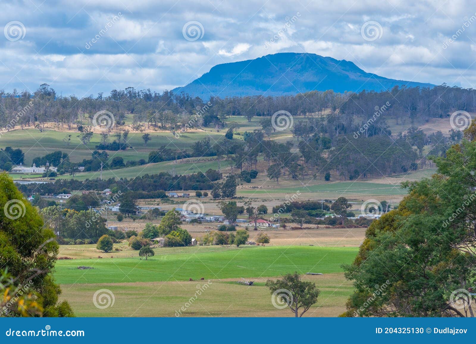 Rural Landscape of Tasmania, Australia Stock Photo - Image of cloud ...