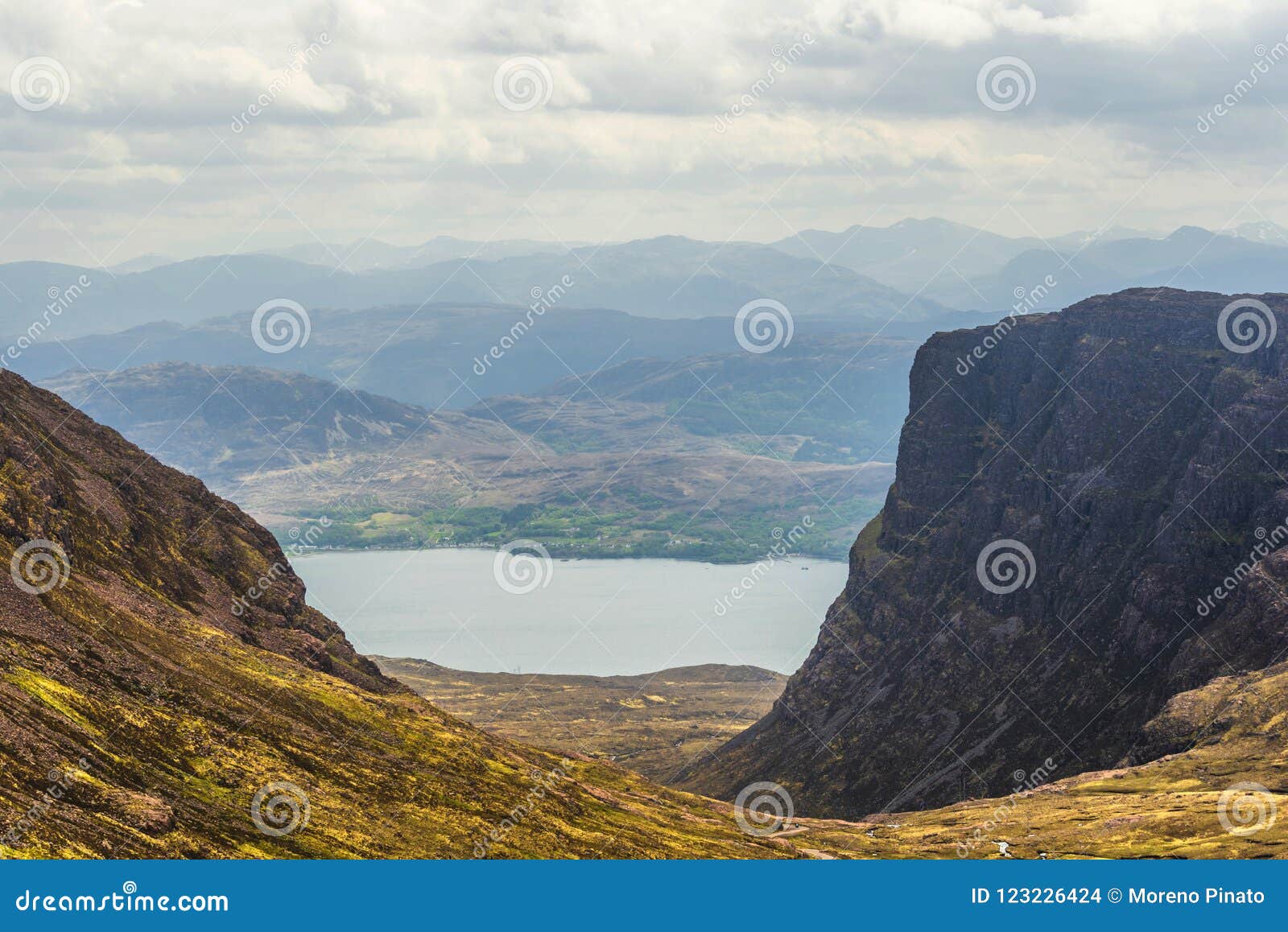 Views from the Pass of the Cattle Road Stock Photo - Image of road ...