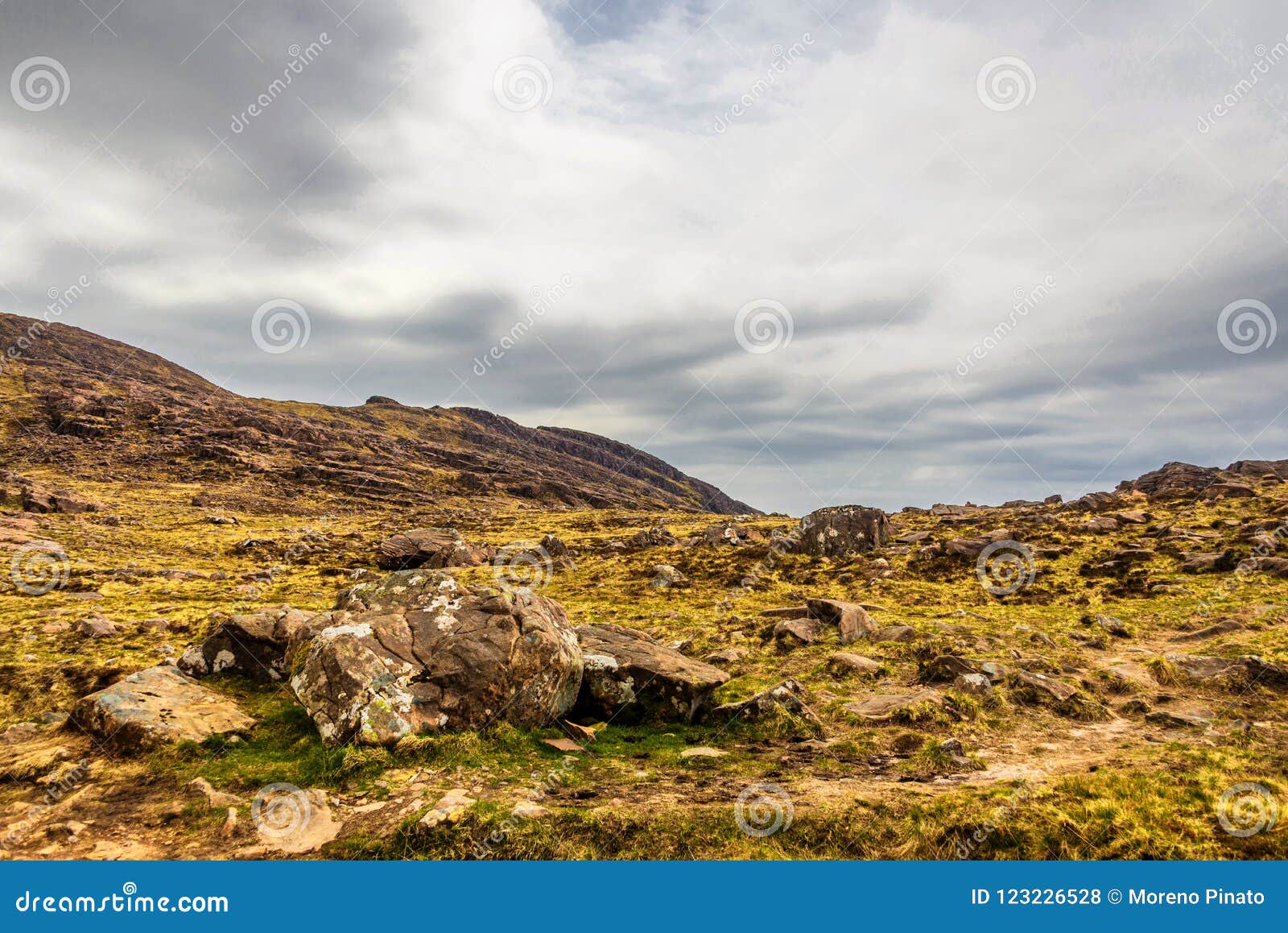 Views from the Pass of the Cattle Road Stock Photo - Image of land ...
