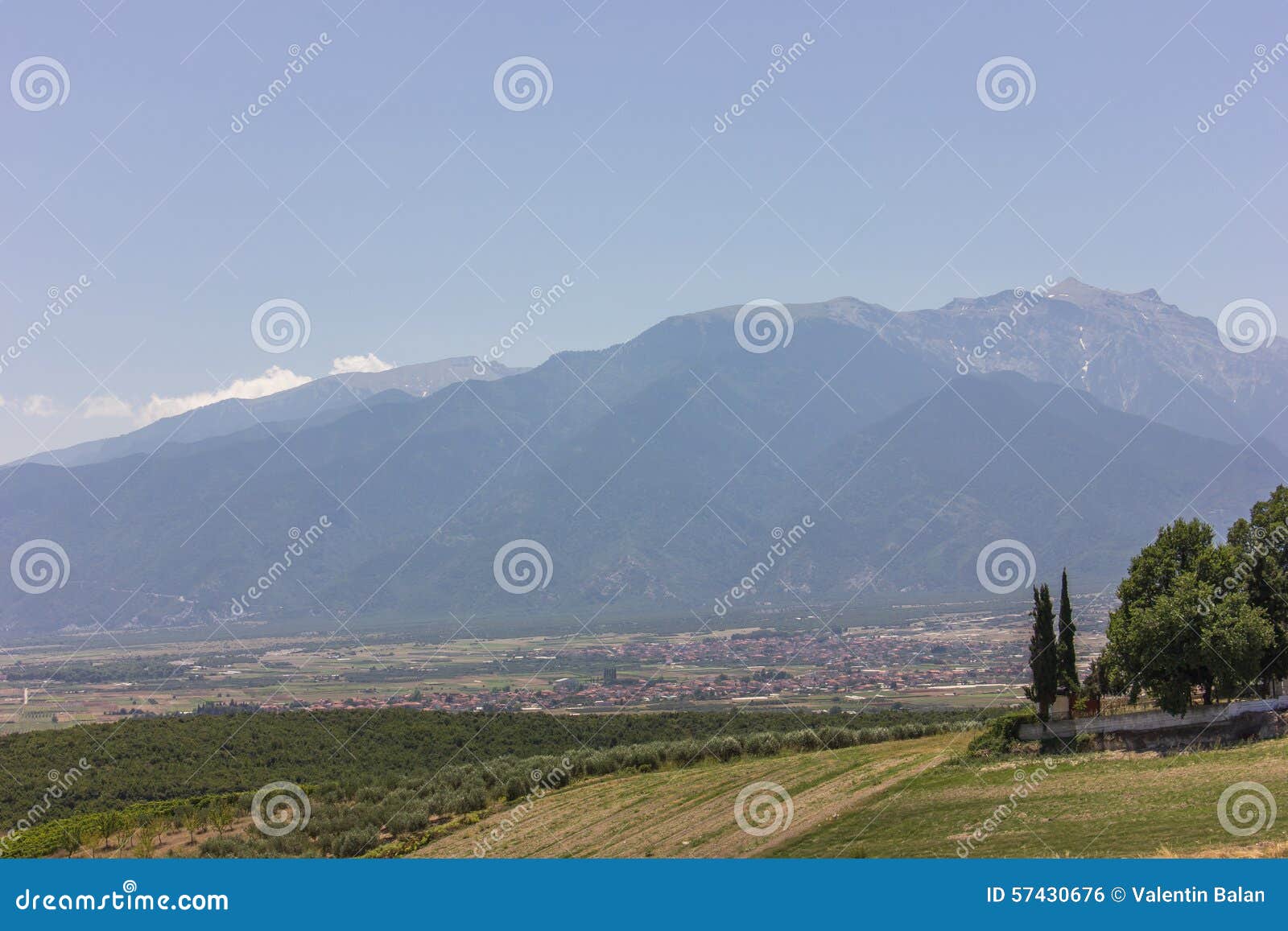 Rural lanscape of Greece stock photo. Image of yellow - 57430676