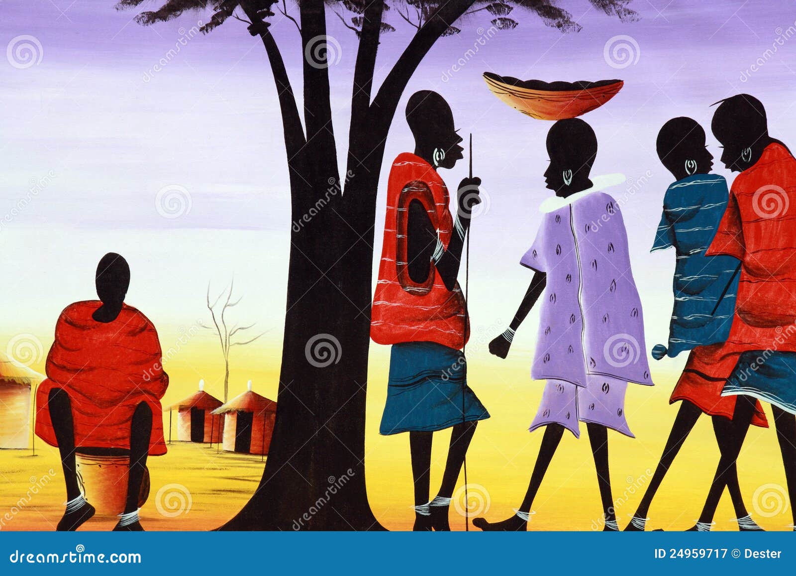 Rural Life In Africa Royalty Free Stock Photography - Image: 24959717