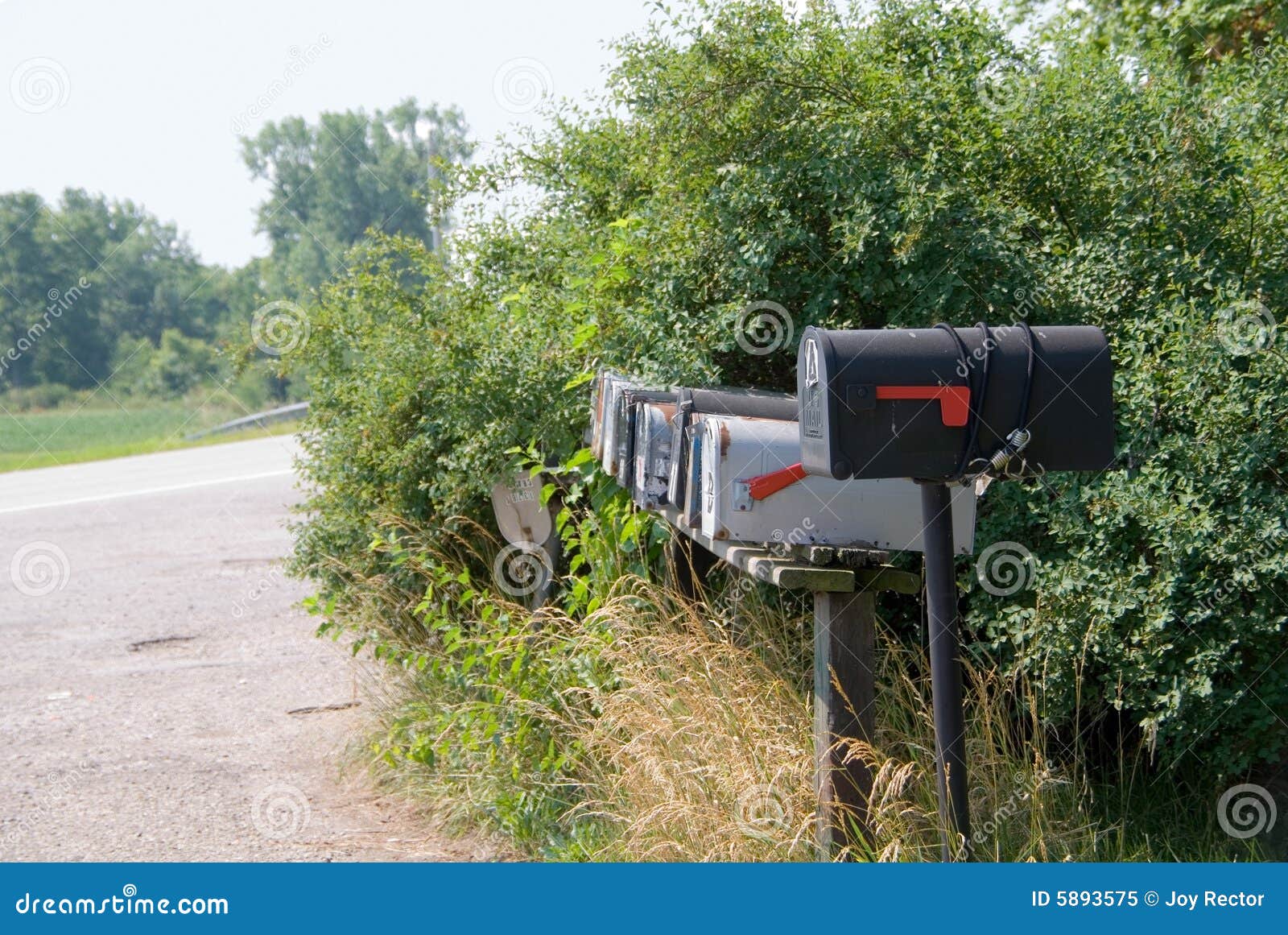 Rural Mail Boxes stock image. Image of communicate, rustic - 5893575