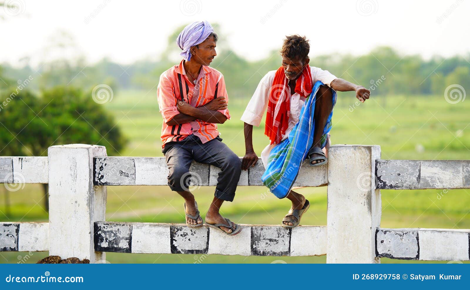 Rural Man Talking Each Other Editorial Stock Photo - Image of ...