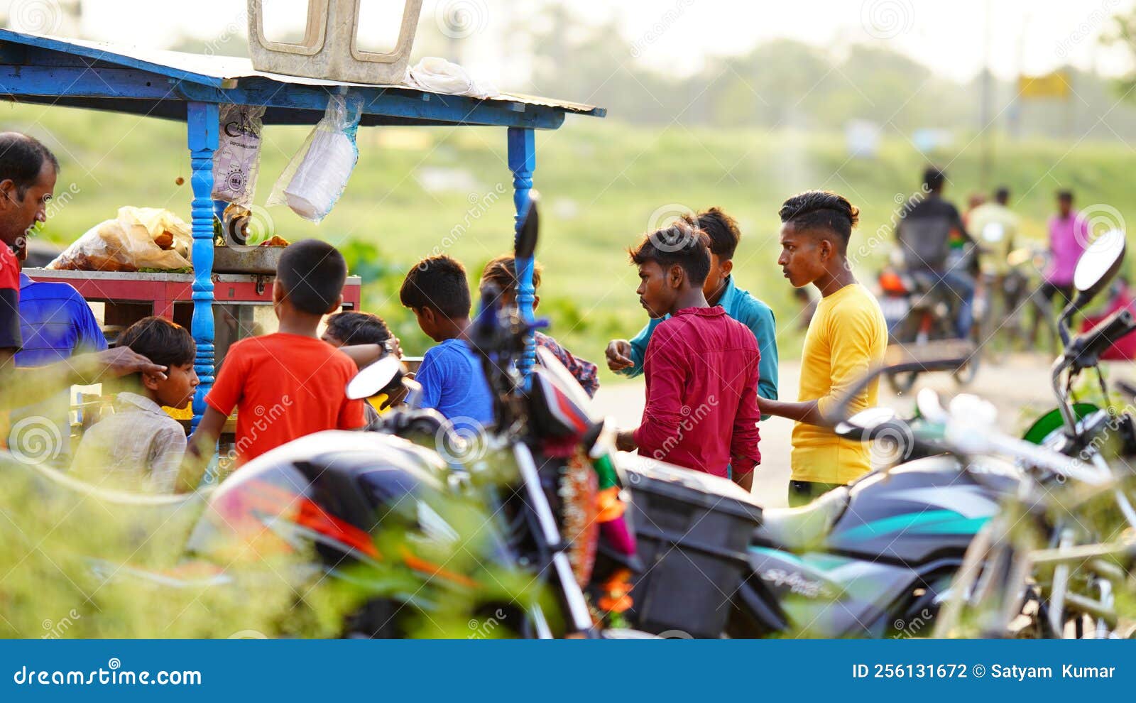 Rural market in the field editorial photography. Image of indian ...