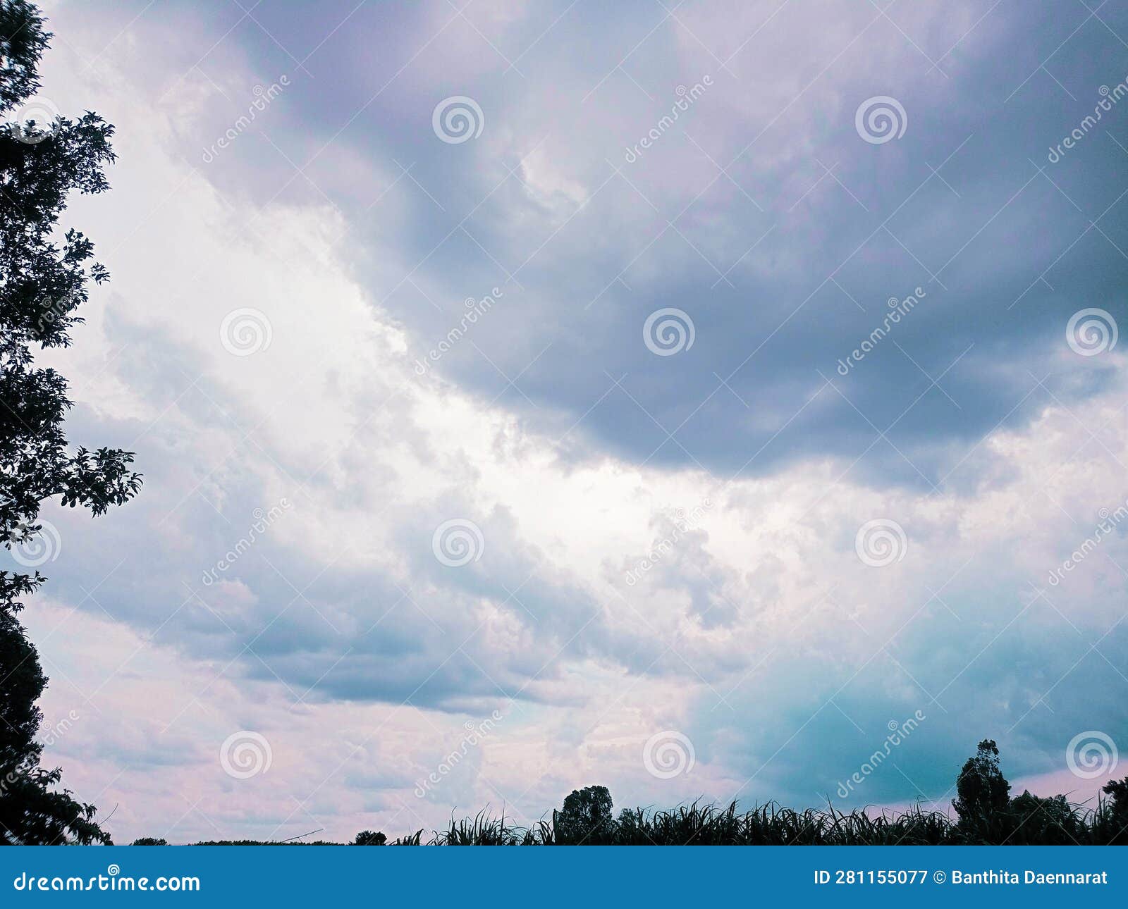Rural night sky stock image. Image of cloud, cloudy - 281155077