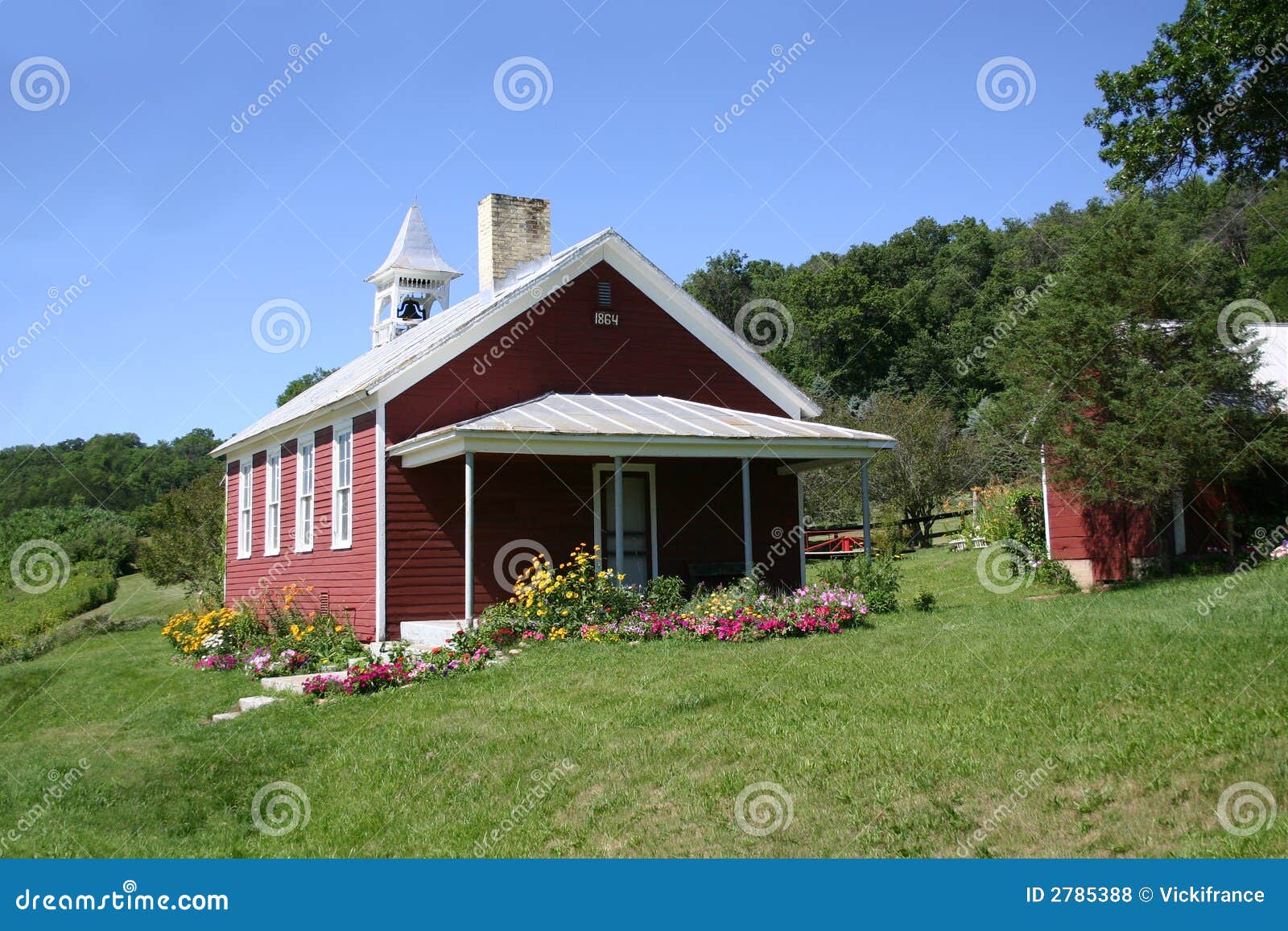 Rural One Room School stock photo. Image of antique, rustic - 2785388