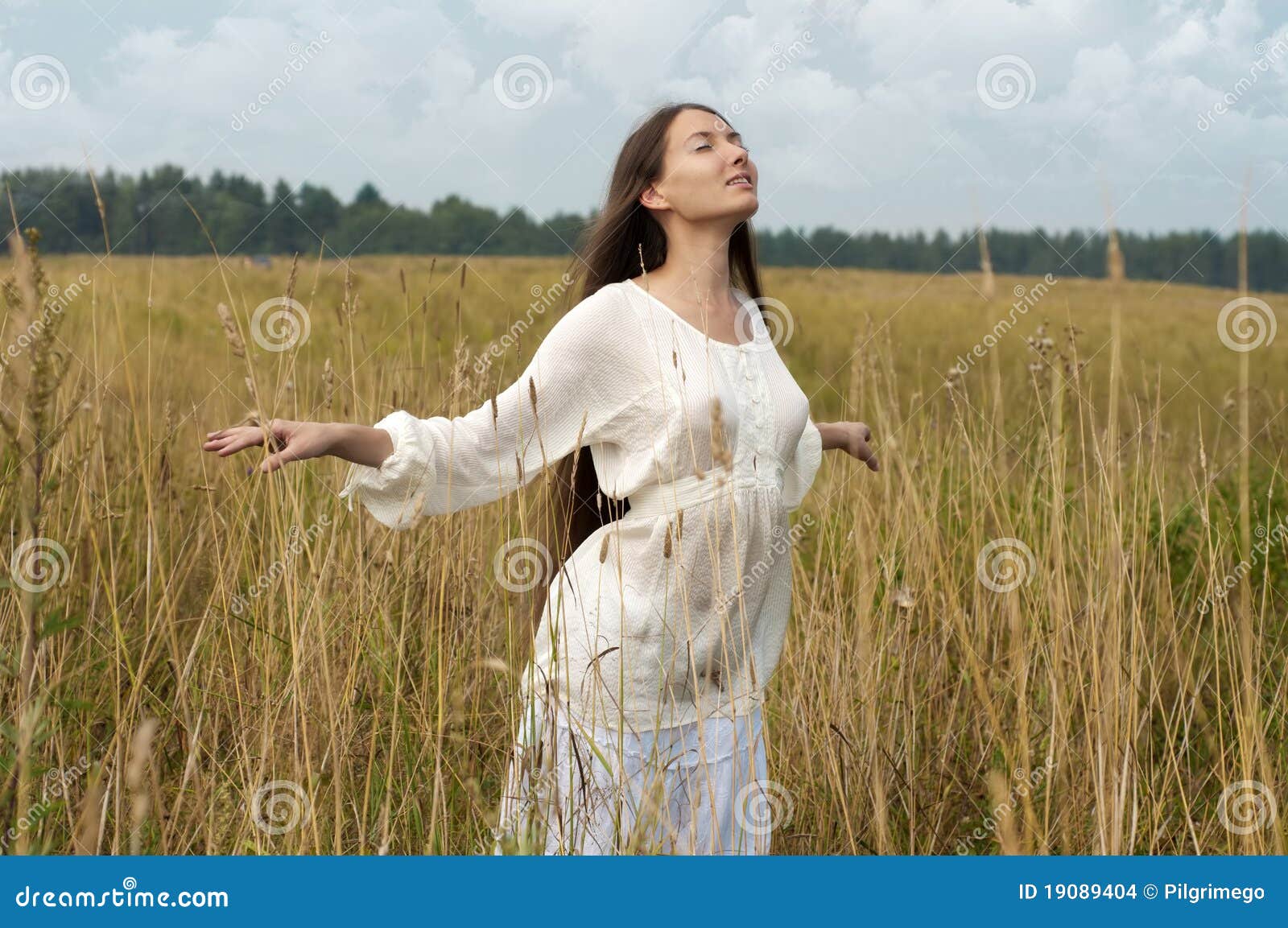 Rural portrait stock photo. Image of pastoral, dress - 19089404
