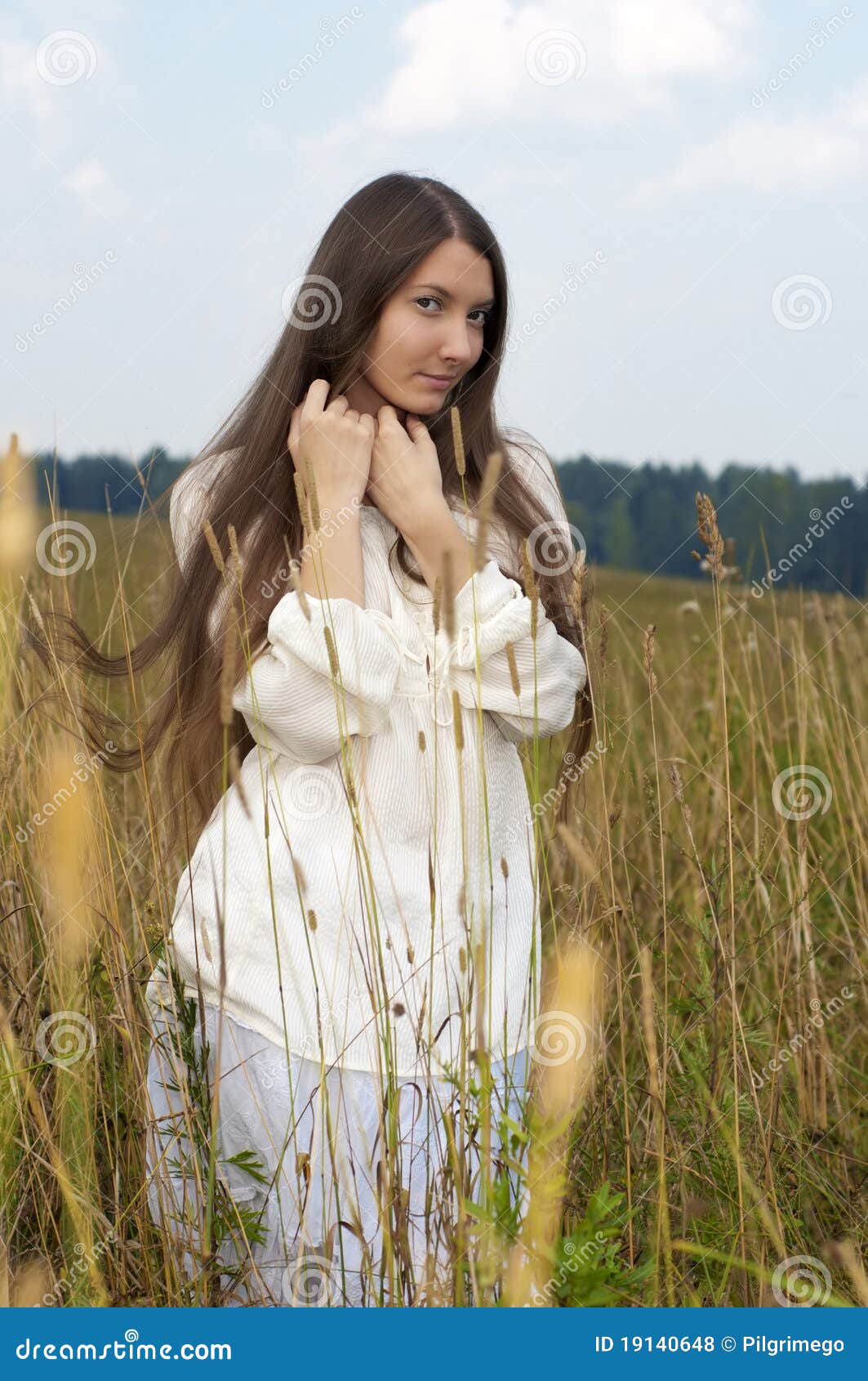 Rural portrait stock photo. Image of fashion, green, happiness - 19140648