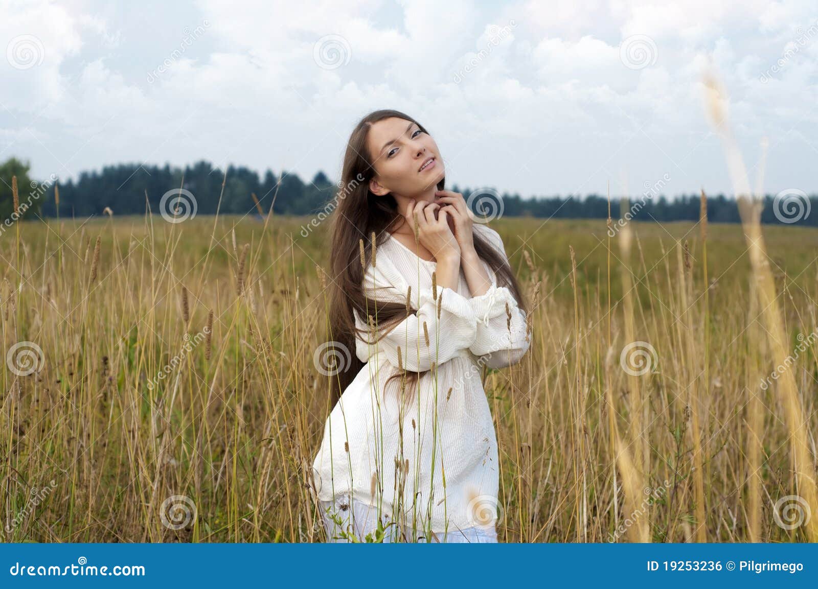 Rural portrait stock photo. Image of blonde, morning - 19253236
