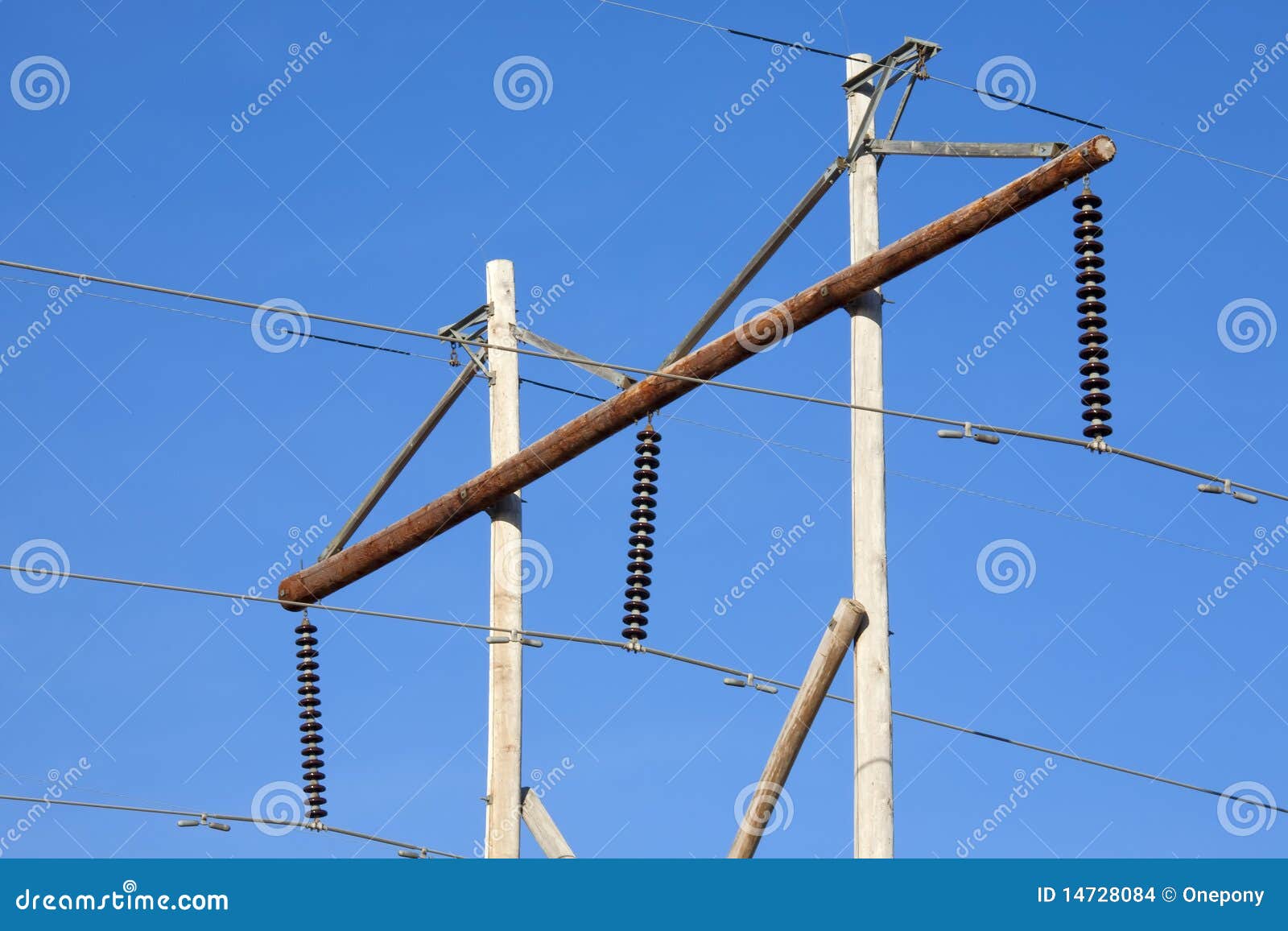 Rural Power Poles stock photo. Image of wire, electrical - 14728084