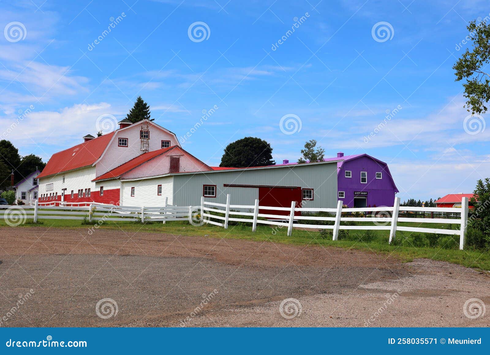 Farm in Rural Prince Edward Island, Canada. Editorial Photo - Image of ...