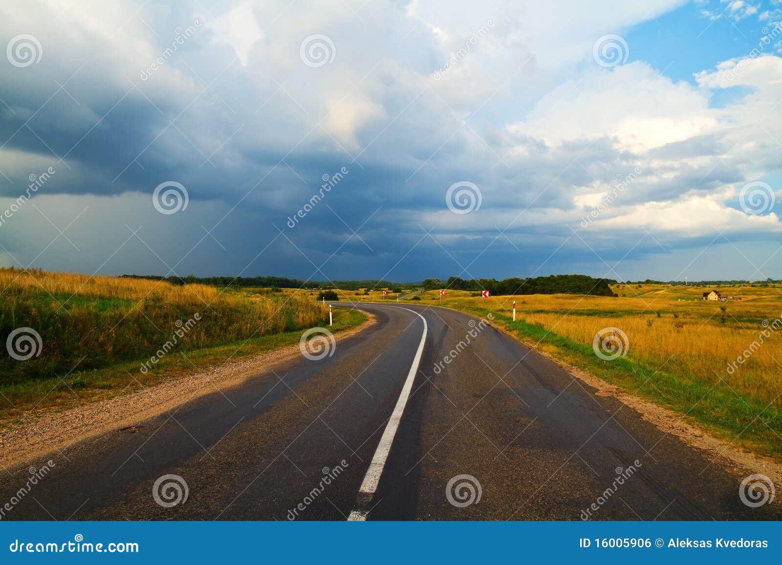 Rural road stock photo. Image of grass, rain, color, overcast - 16005906