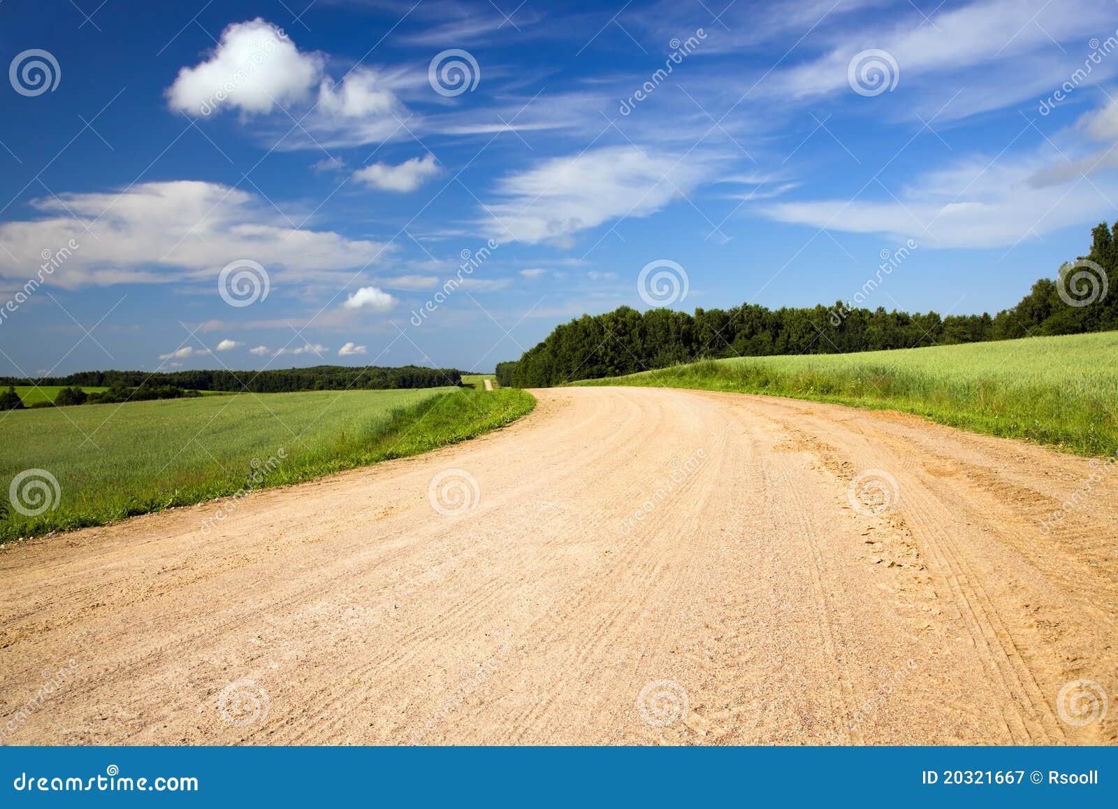 Rural road stock image. Image of green, rural, land, asphalted - 20321667