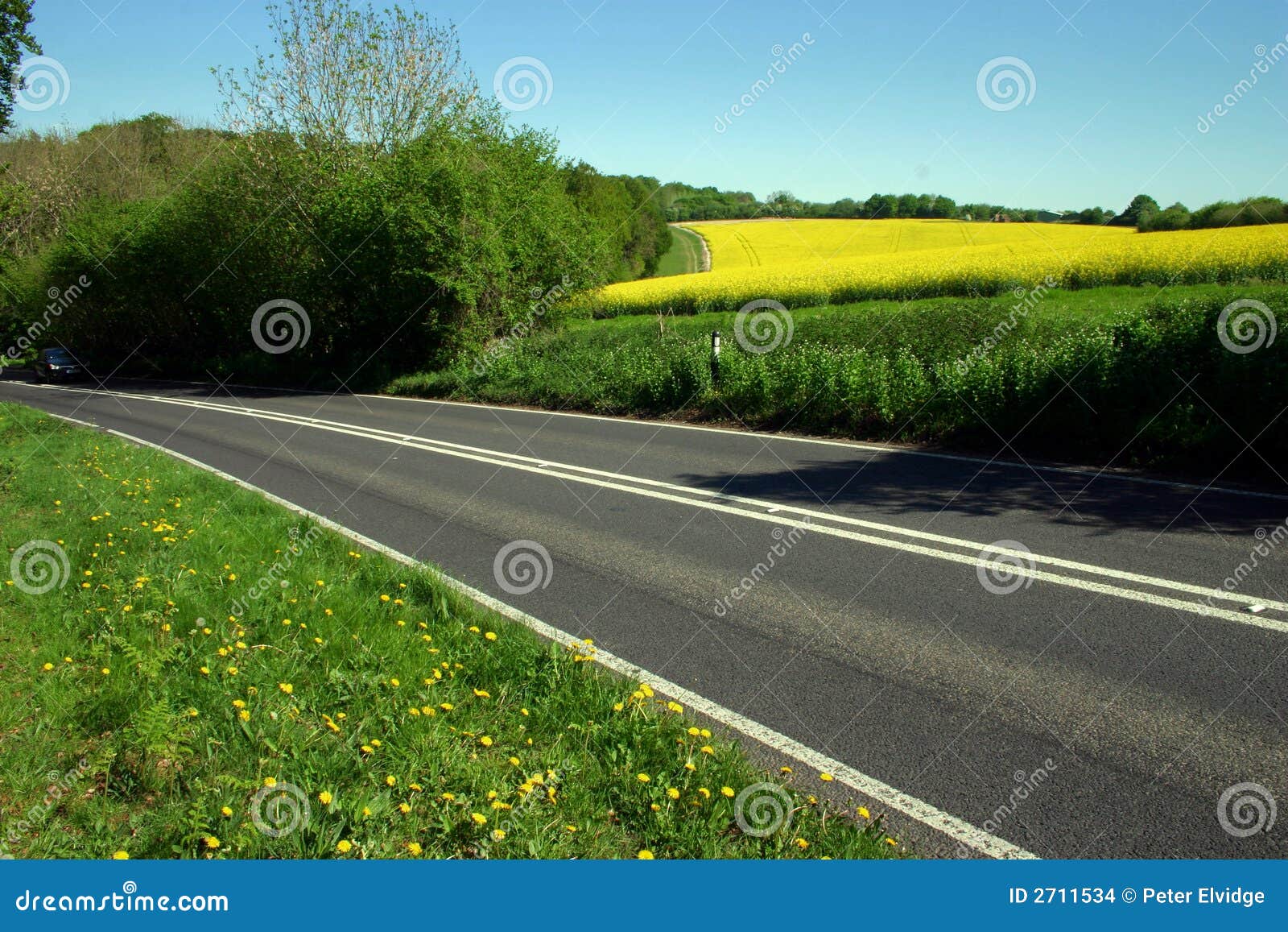 Rural Road stock photo. Image of rural, farm, english - 2711534
