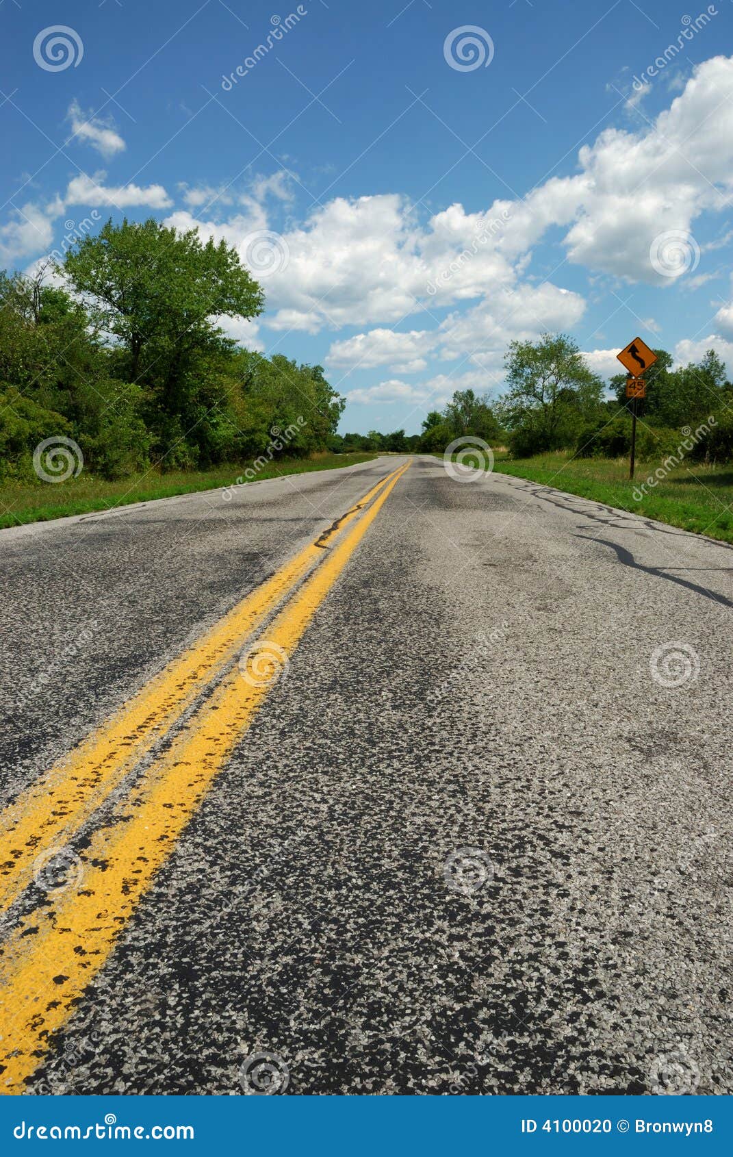 Rural Road stock photo. Image of transportation, curve - 4100020