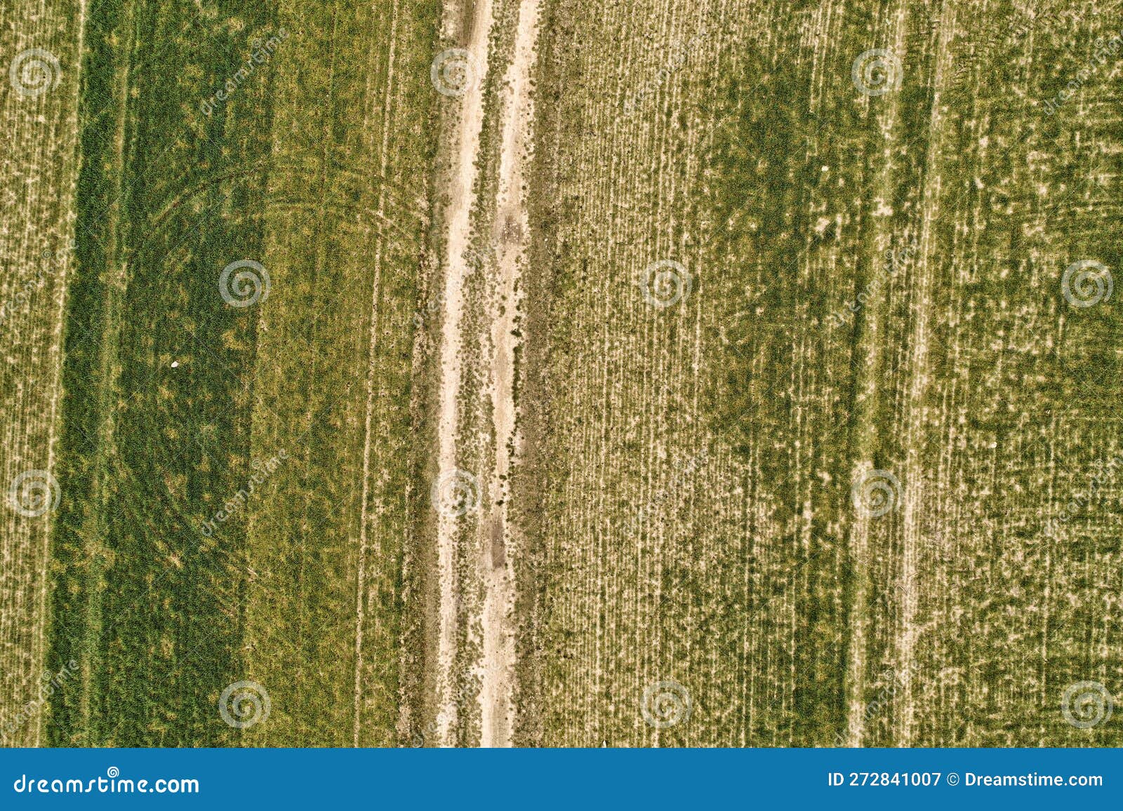 Rural Road between Fields with Lines Textures Stock Image - Image of ...