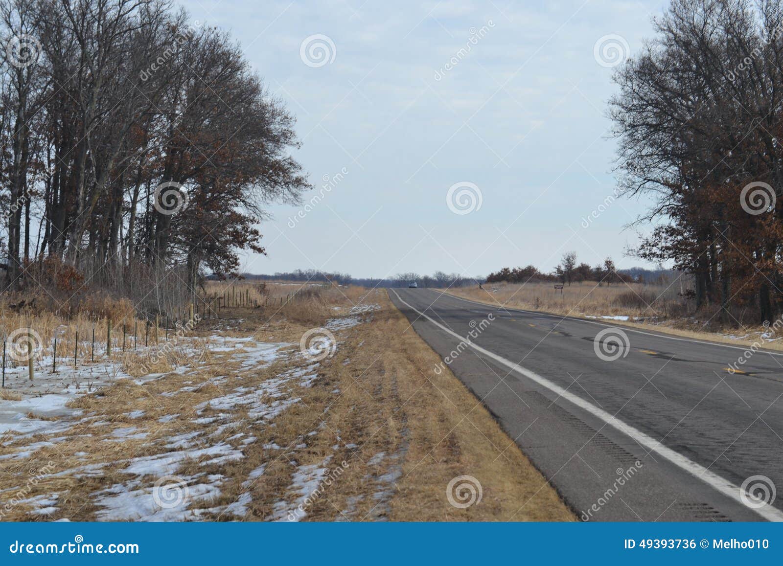 Rural road stock photo. Image of snow, winter, minnesota - 49393736