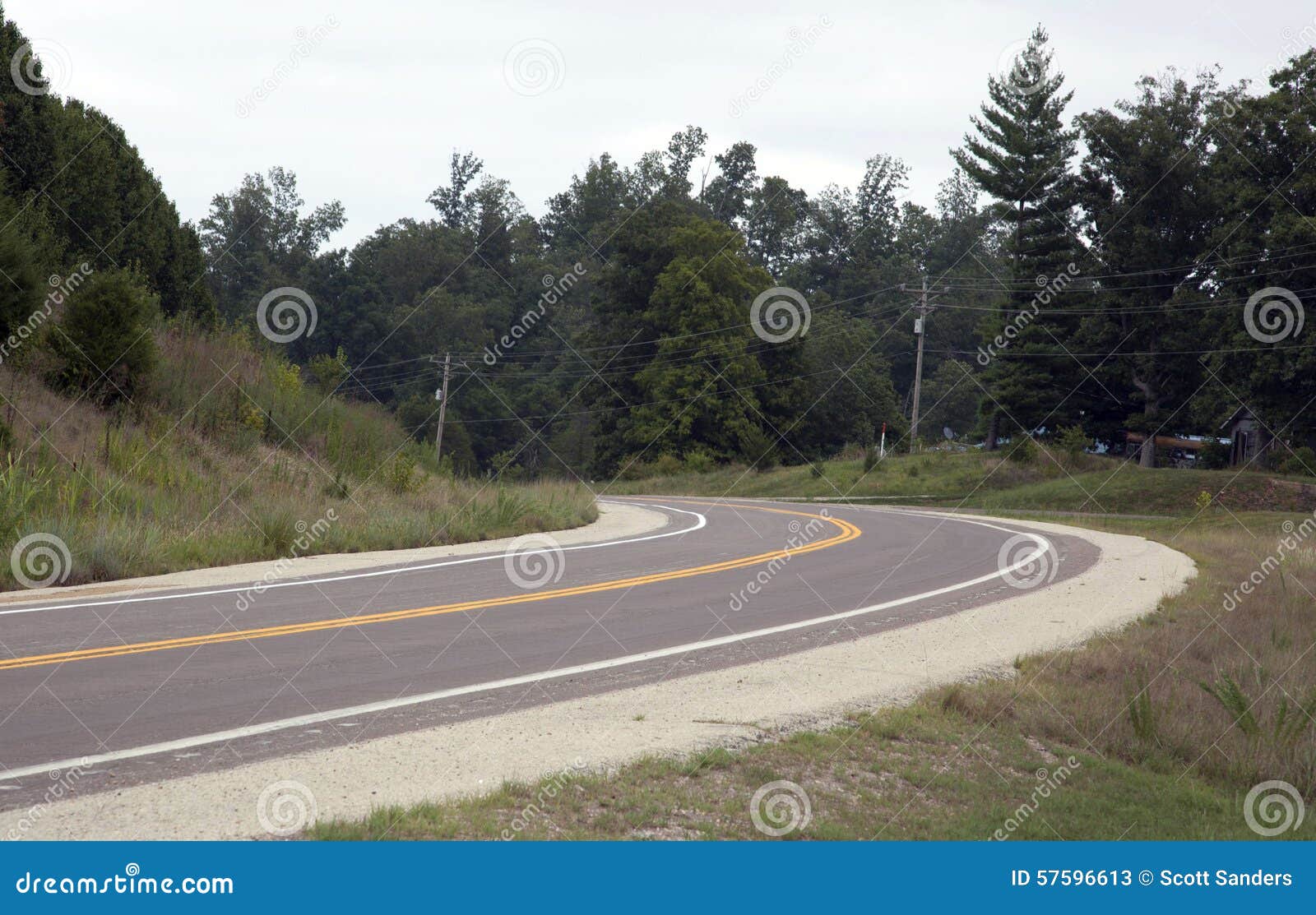 Rural Road stock image. Image of country, lane, highway - 57596613