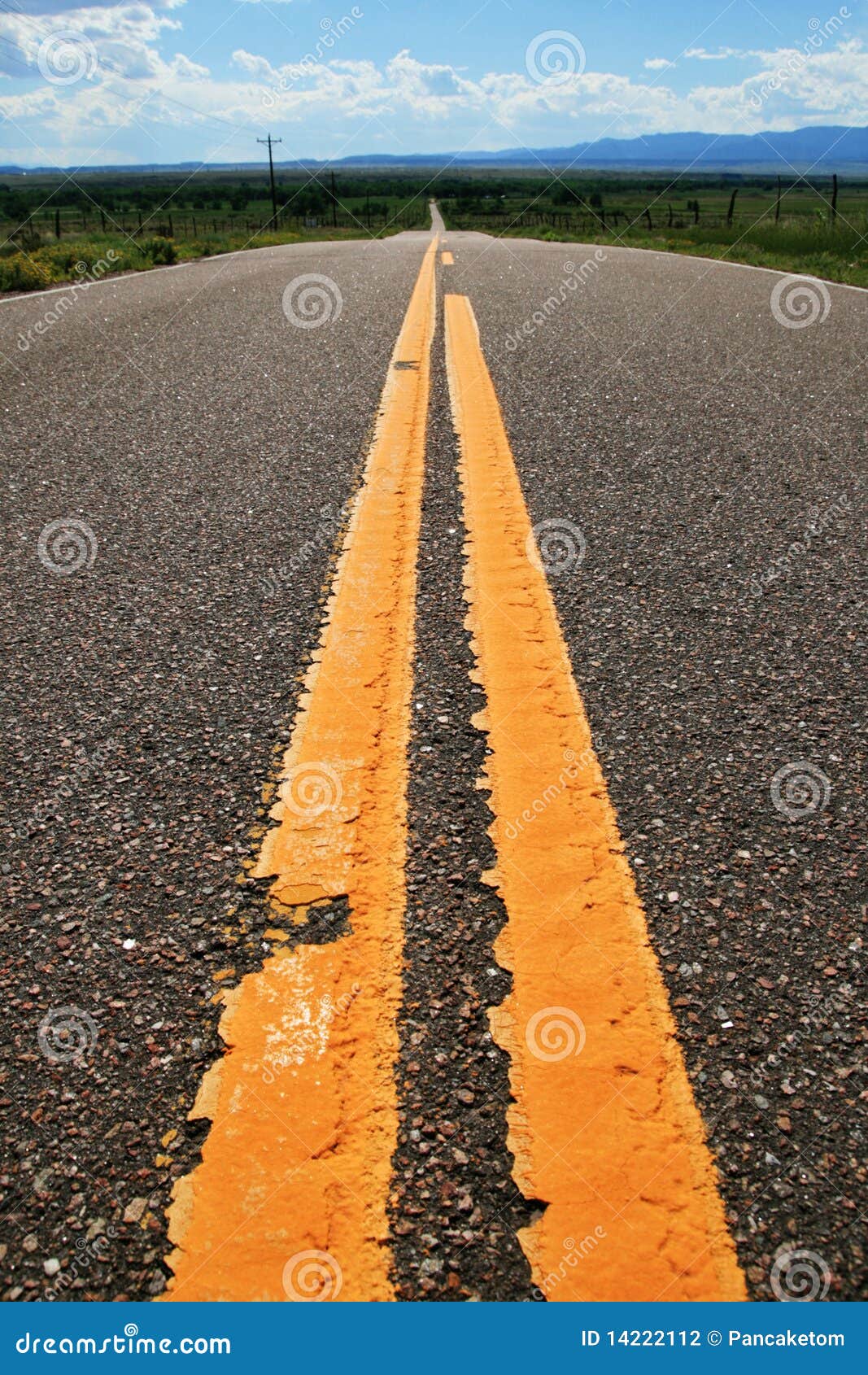 Parallel Lines On A Road
