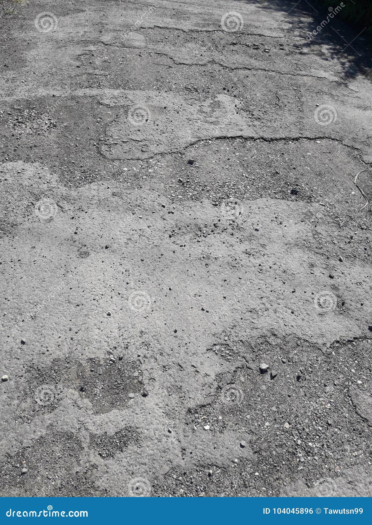 The Rural Roads Deteriorate. Stock Photo - Image of rough, repairs ...