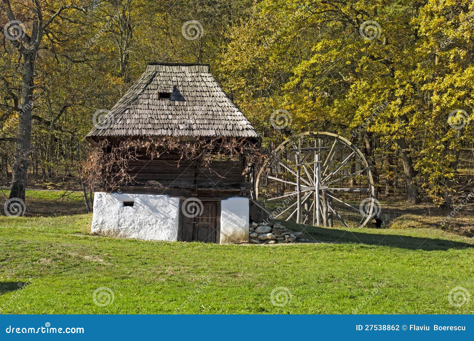 Rural Romania stock photo. Image of village, watermill - 27538862