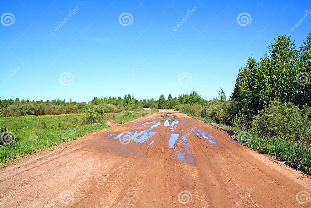 Rural sandy road stock image. Image of journey, empty - 11732477