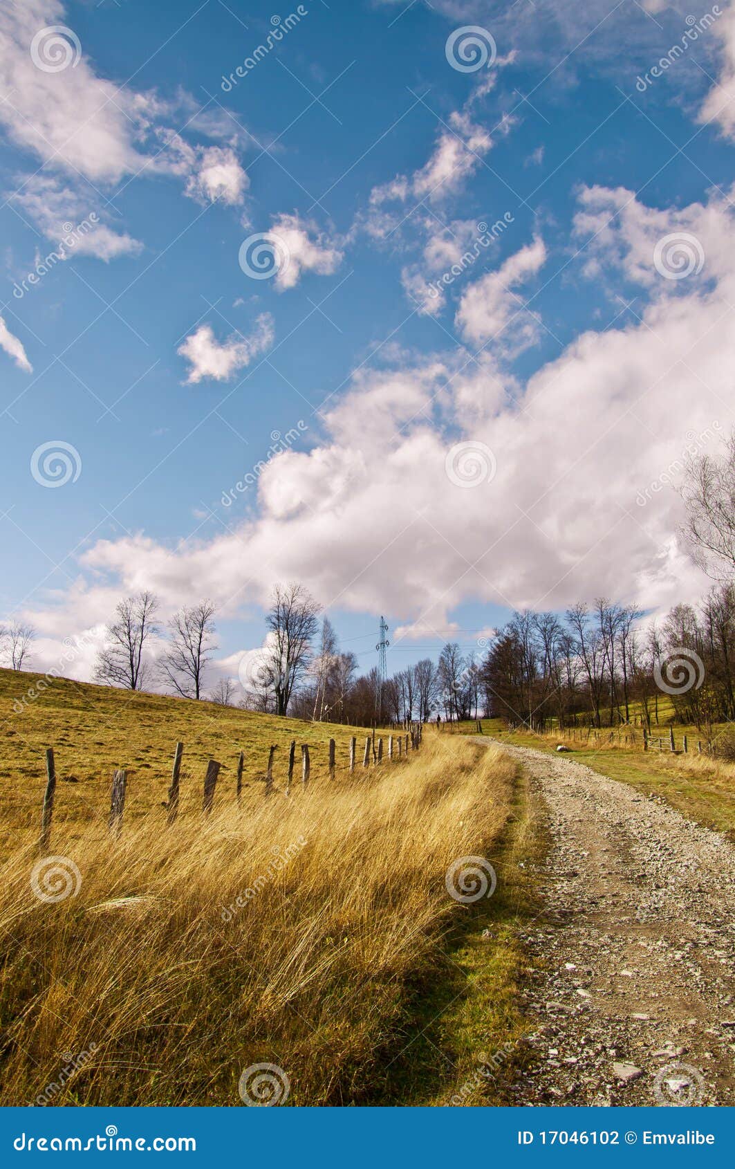 Rural scene stock photo. Image of autumn, freedom, blue - 17046102
