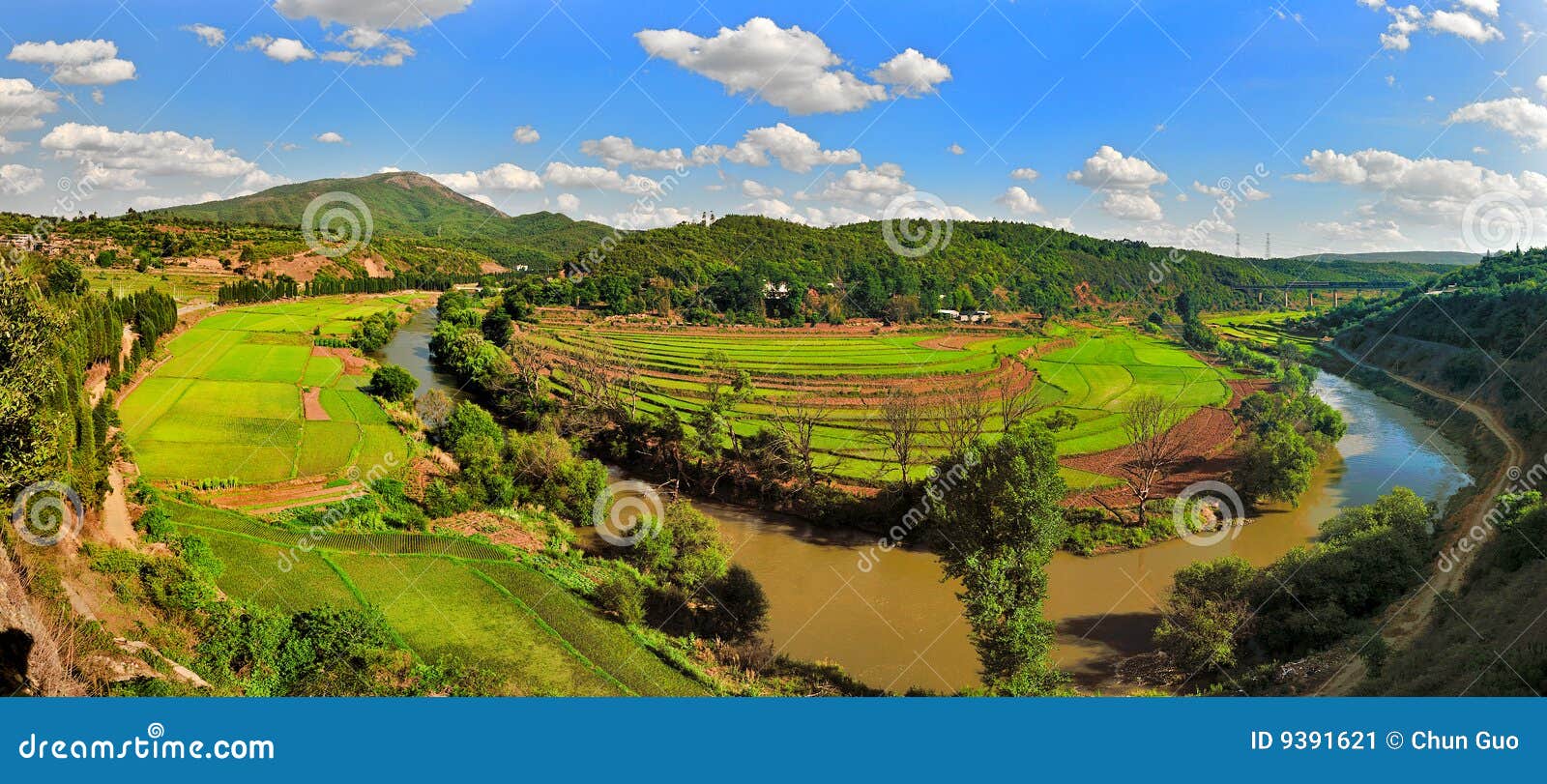 Rural scenery stock image. Image of harvested, golden - 9391621