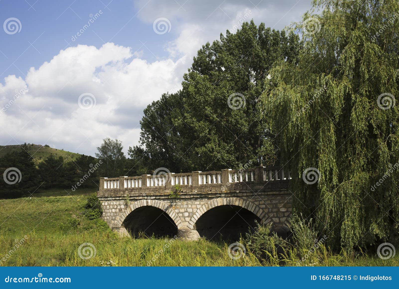 Rural stone bridge stock image. Image of river, shell - 166748215