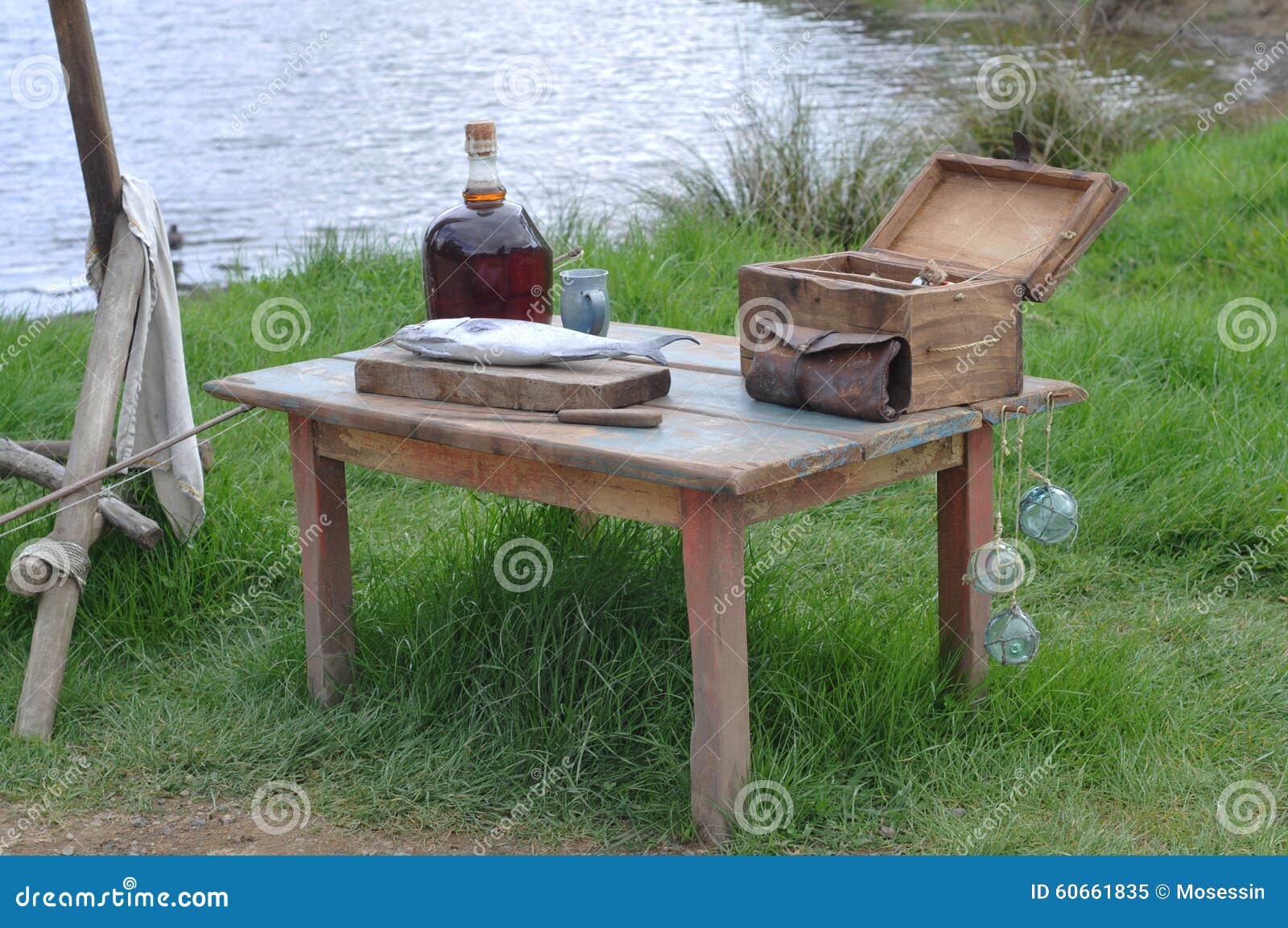 Rural Table decoration stock image. Image of immerse - 60661835