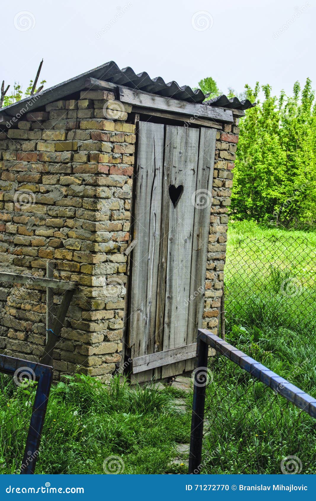 Rural toilet stock photo. Image of abandoned, scenic - 71272770