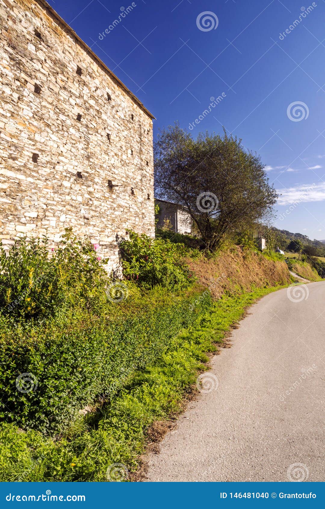 Rural town stock photo. Image of nature, countryside - 146481040