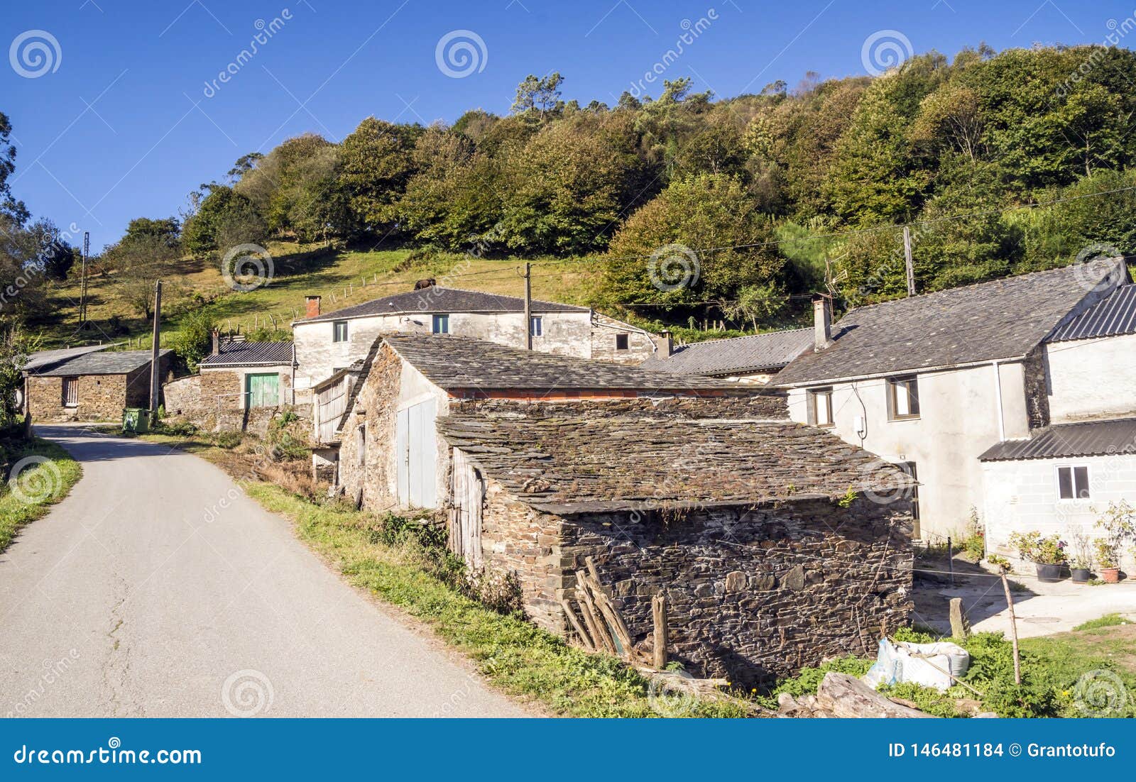 Rural town stock photo. Image of agriculture, nature - 146481184