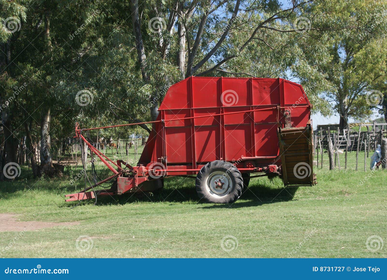 Rural trailer stock image. Image of rural, machine, industry - 8731727