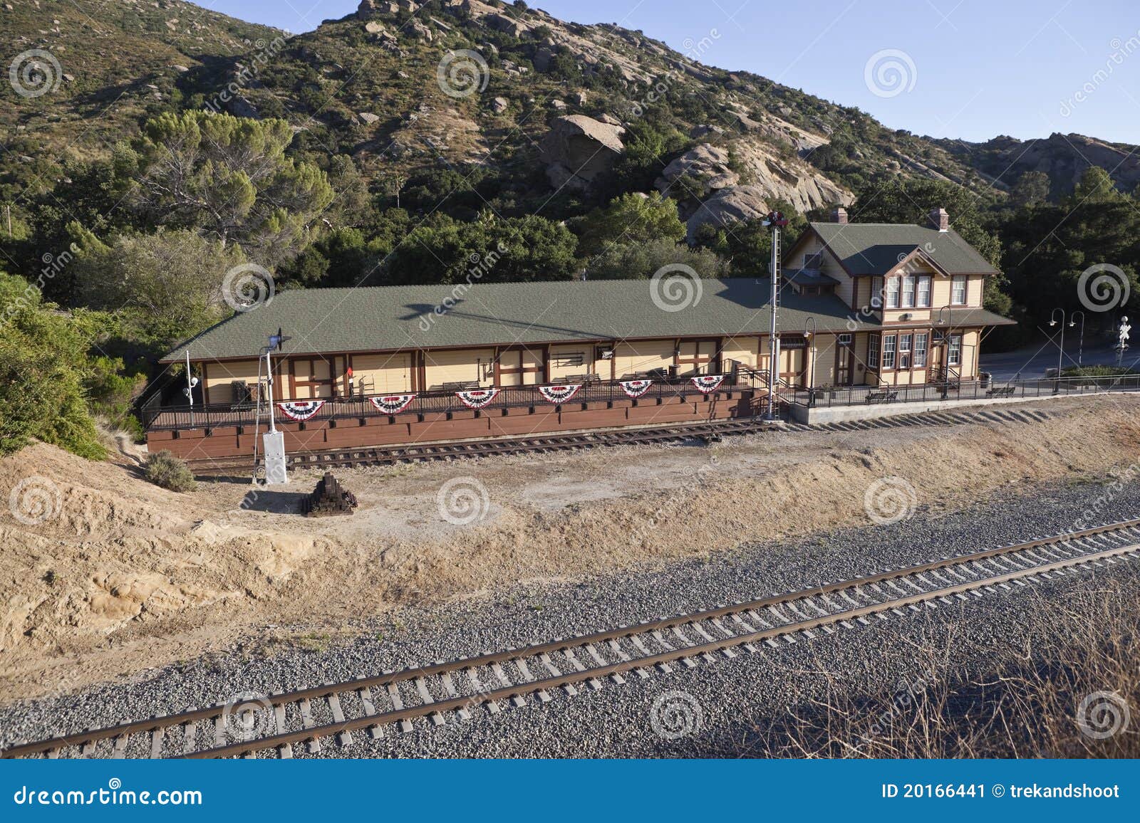 Rural Train Station stock image. Image of tracks, station - 20166441