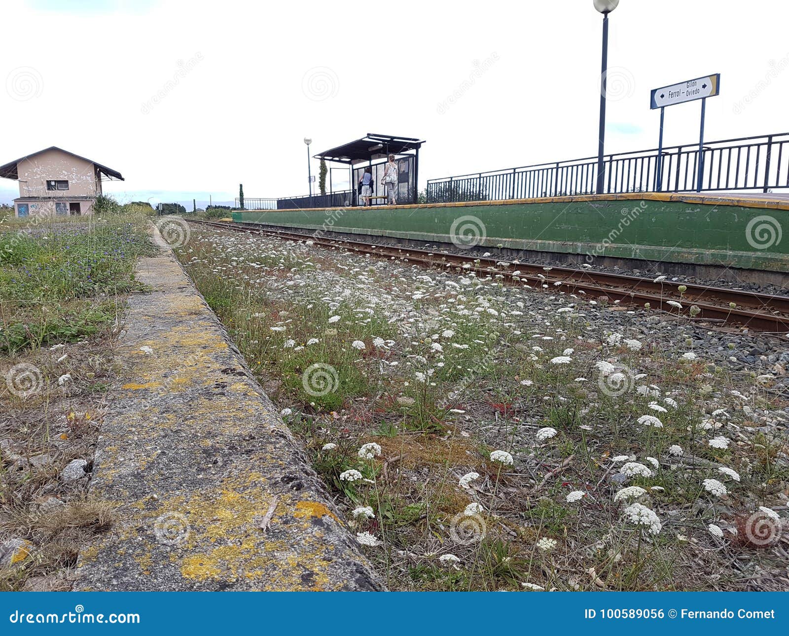 Rural train station editorial photo. Image of architecture - 100589056