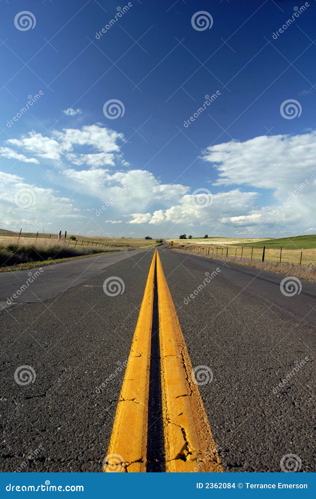 Rural Two Lane Road stock photo. Image of blue, white - 2362084
