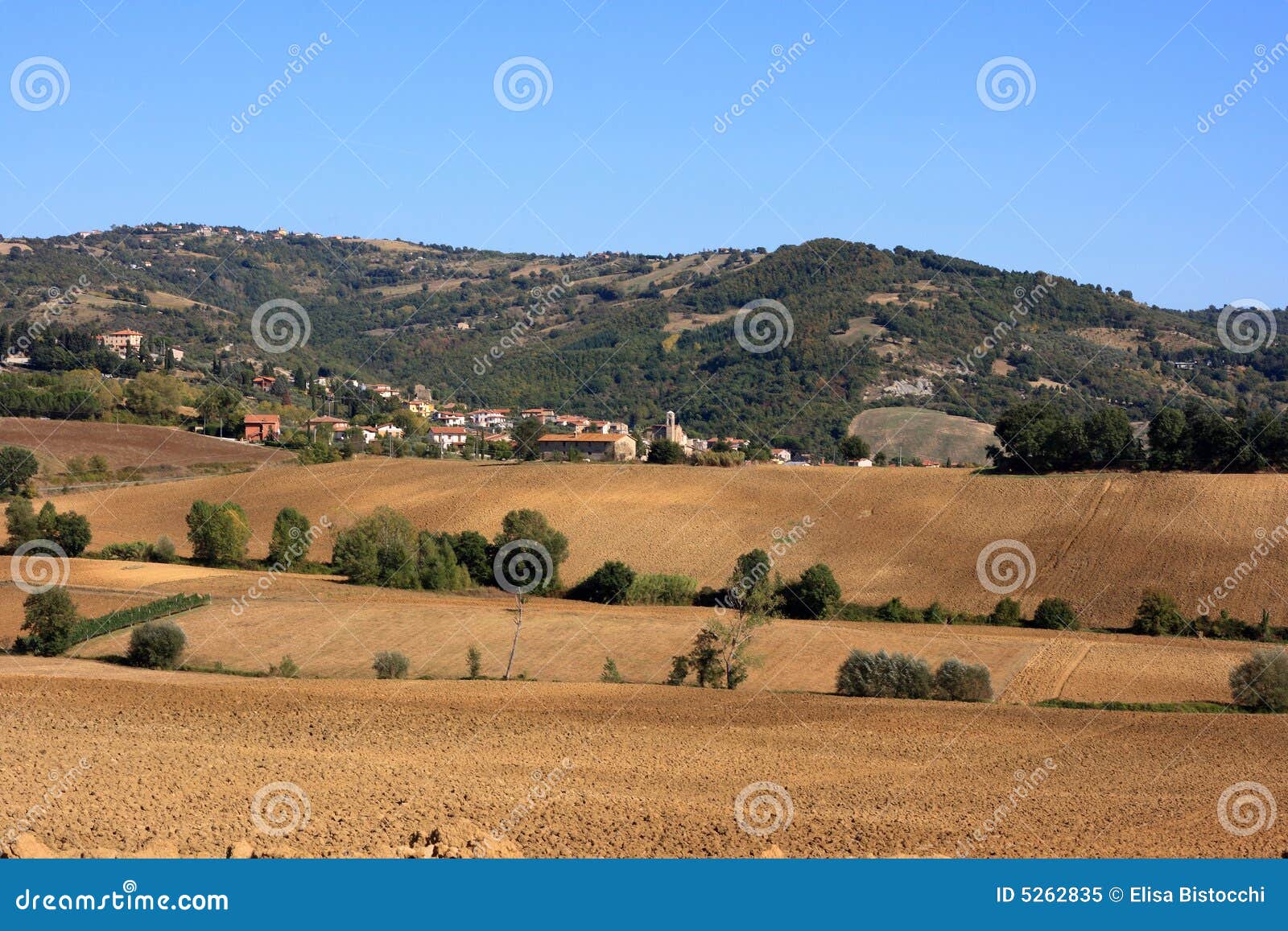 Rural umbria stock image. Image of landscapes, land, brown - 5262835