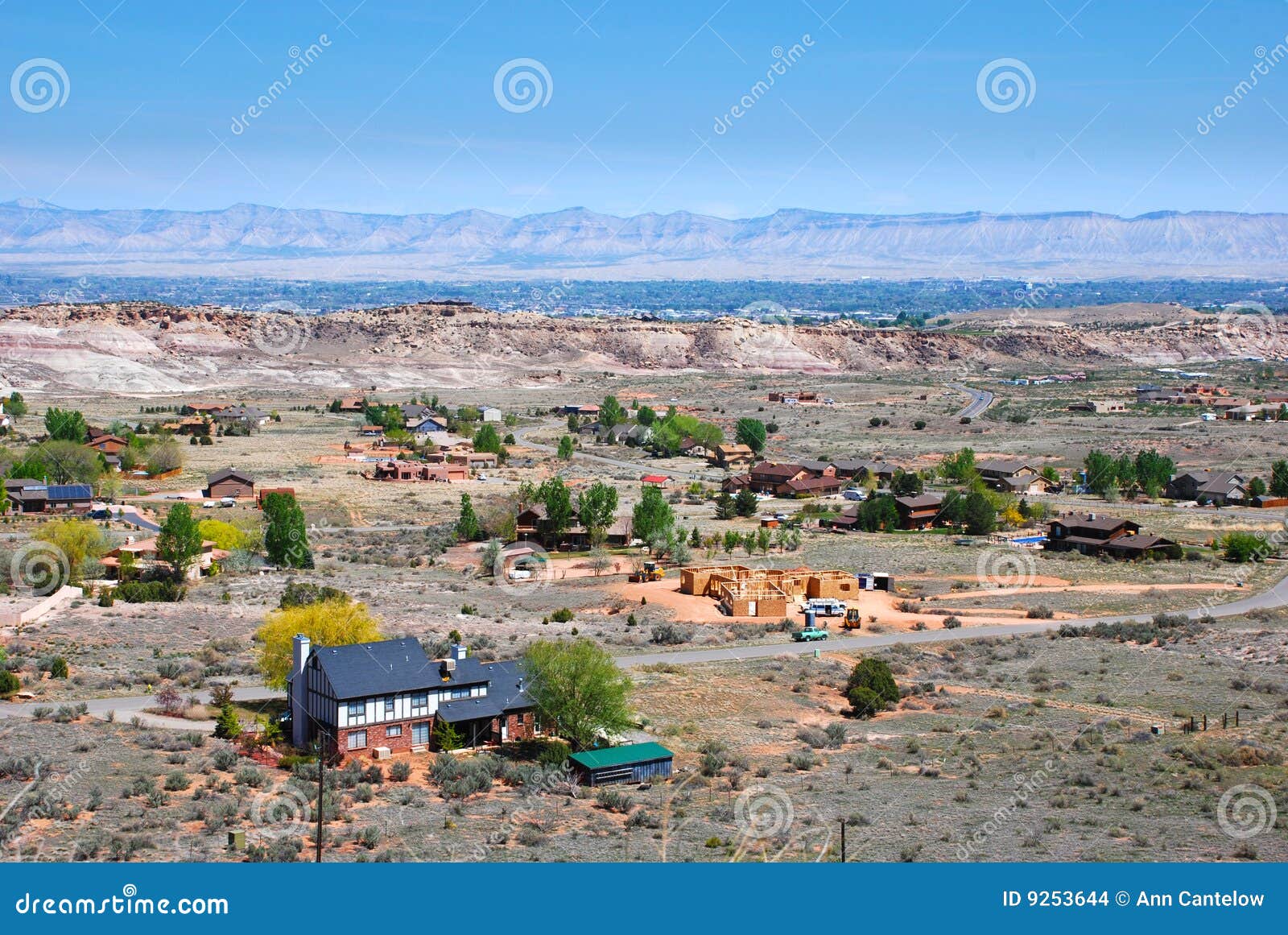 Rural Valley in Grand Junction, CO Stock Photo - Image of southwest ...