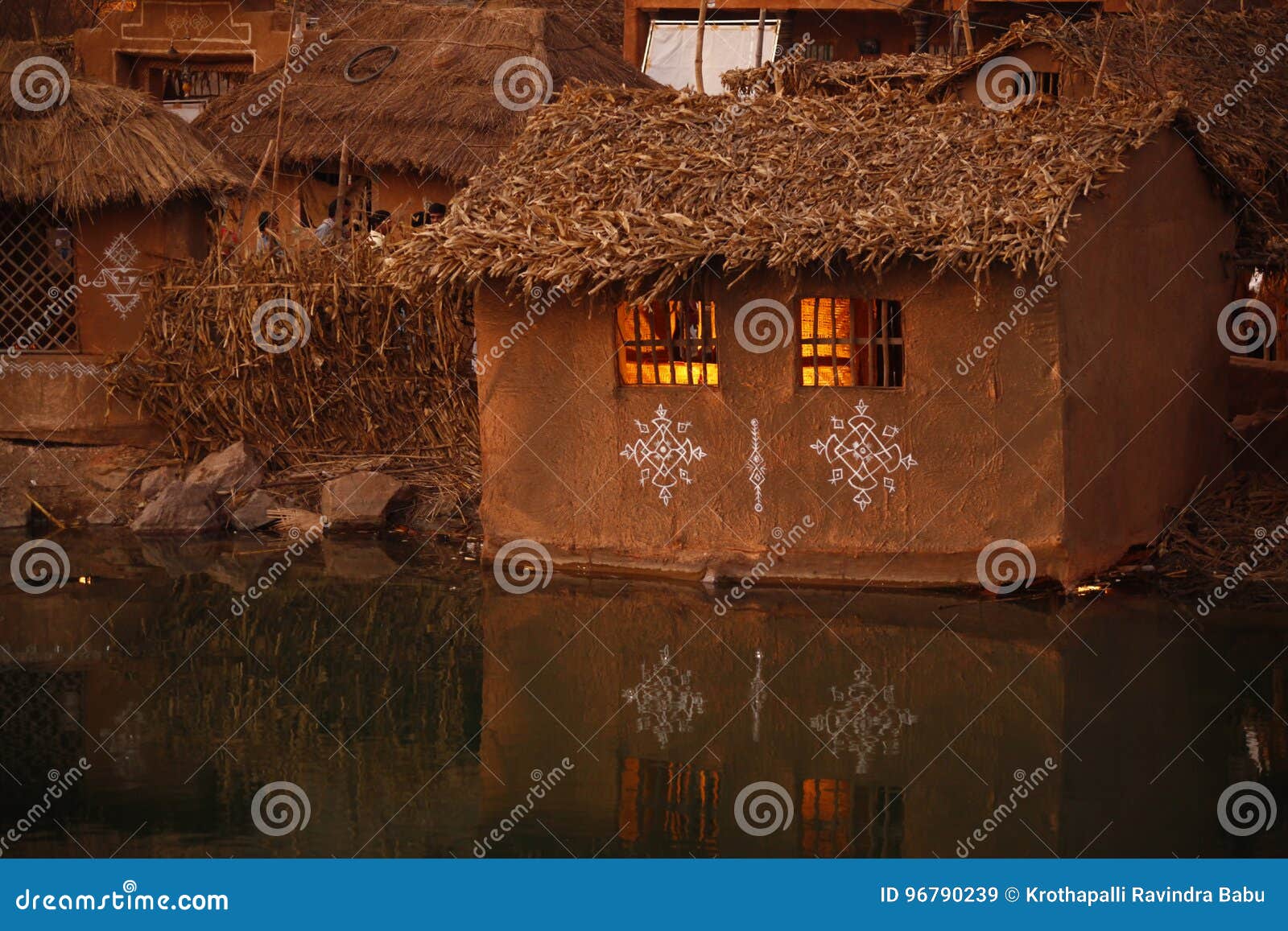 Rural Village Poor House India Editorial Stock Image - Image of life ...