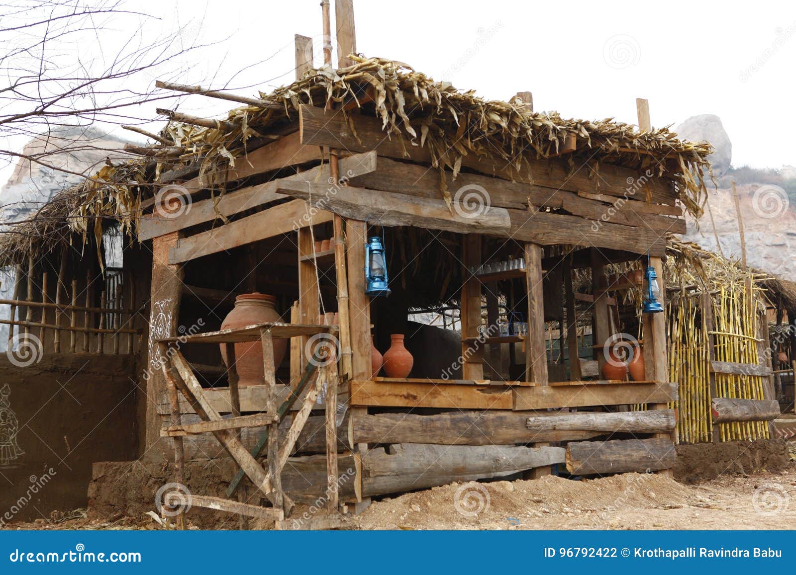 Rural Village Poor House India Stock Photo - Image of light, home: 96792422