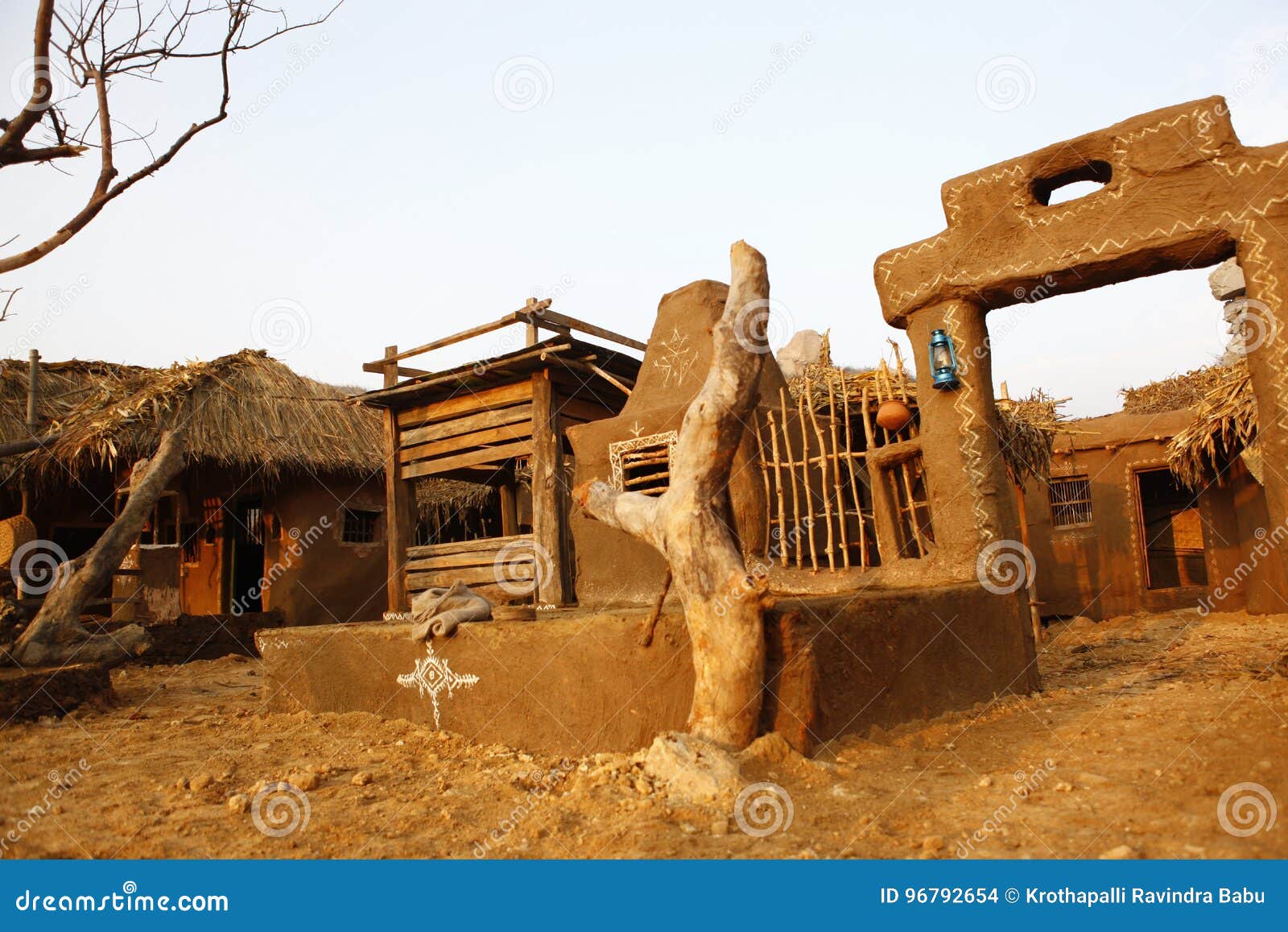 Rural Village Poor House India Stock Photo - Image of scene, home: 96792654