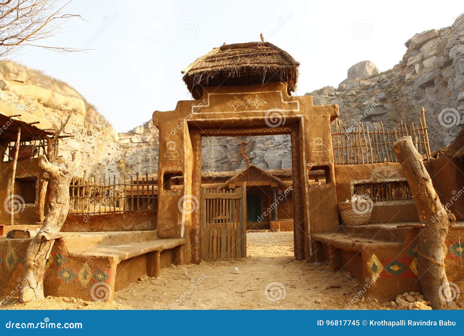 Rural Village Poor House India Stock Image - Image of poorness, rural ...