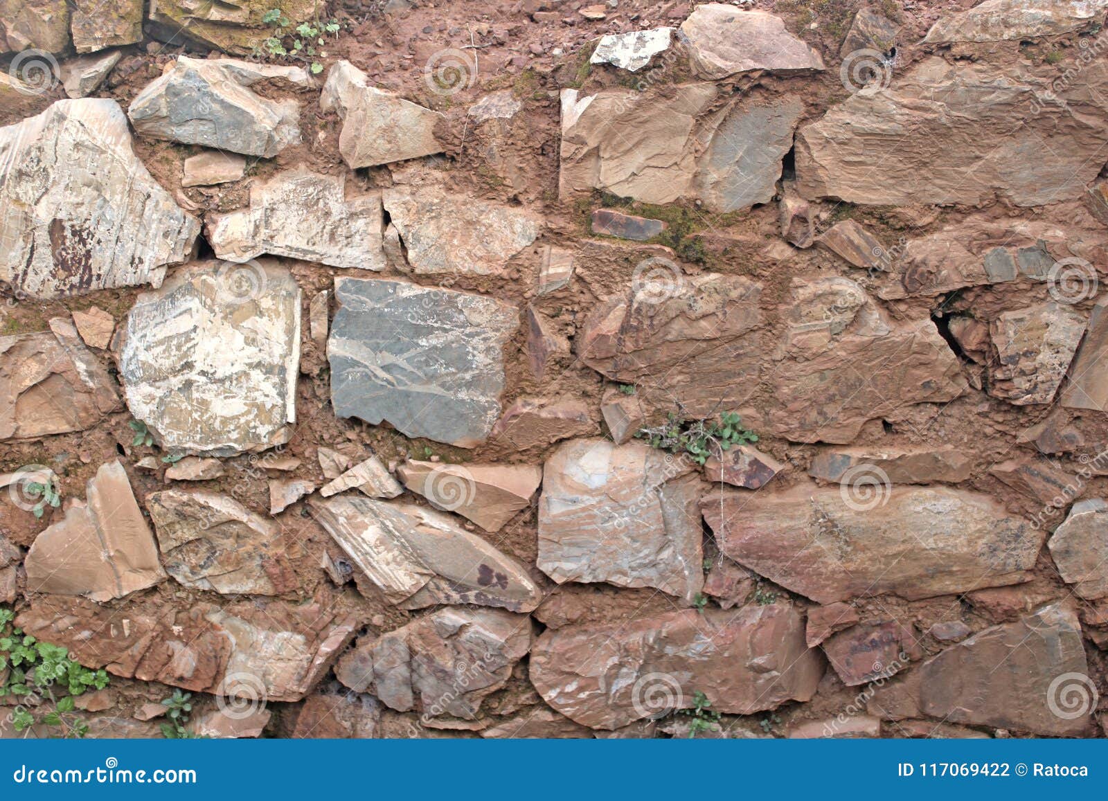 Rural wall stone stock photo. Image of vintage, seamless - 117069422