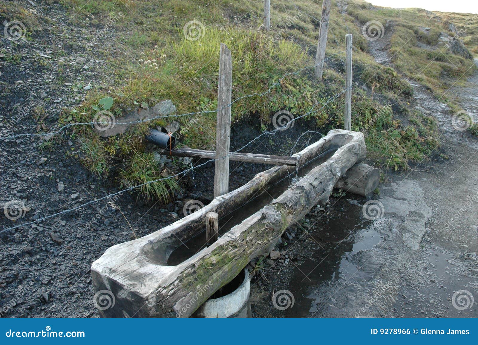 Rural Water Drainage stock photo. Image of fall, basin - 9278966